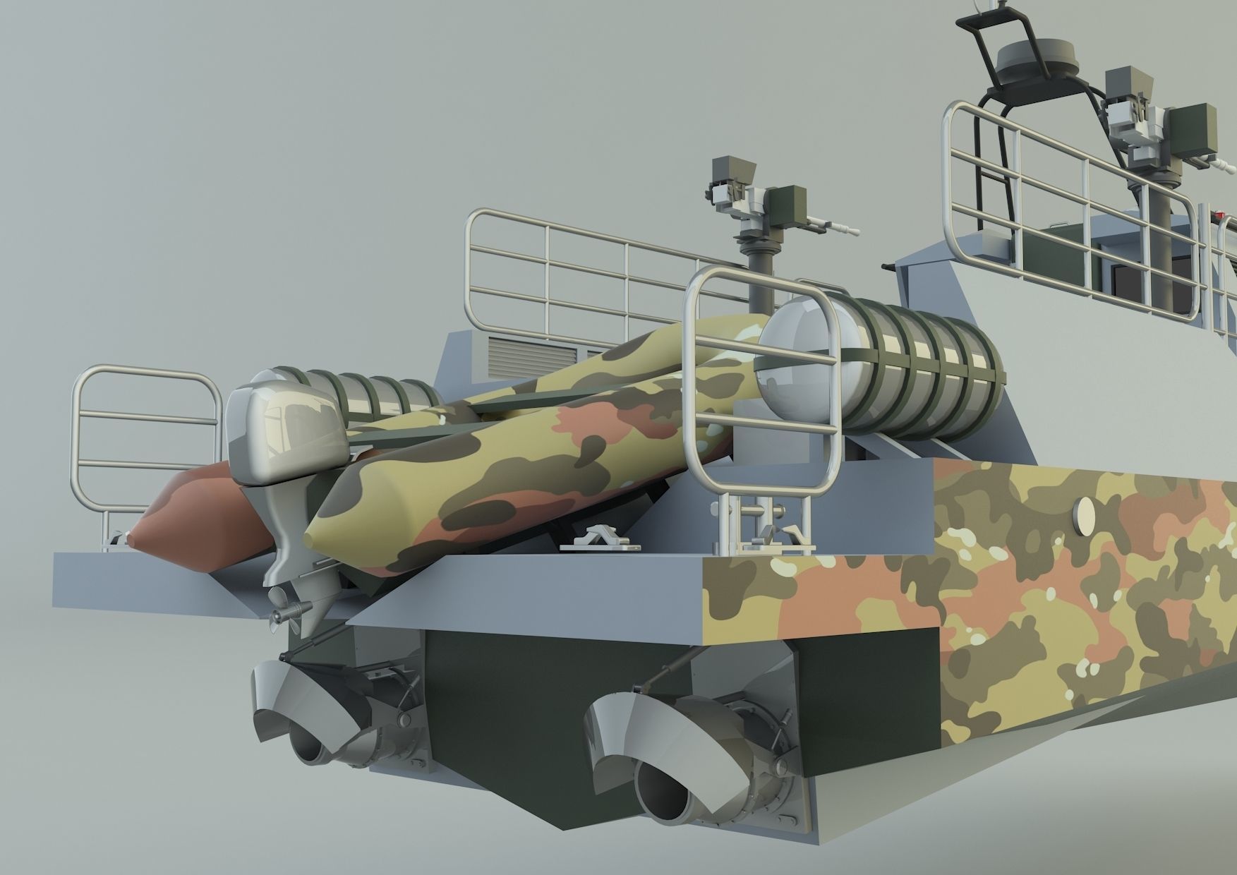 assault boat 3d model 3D model | CGTrader
