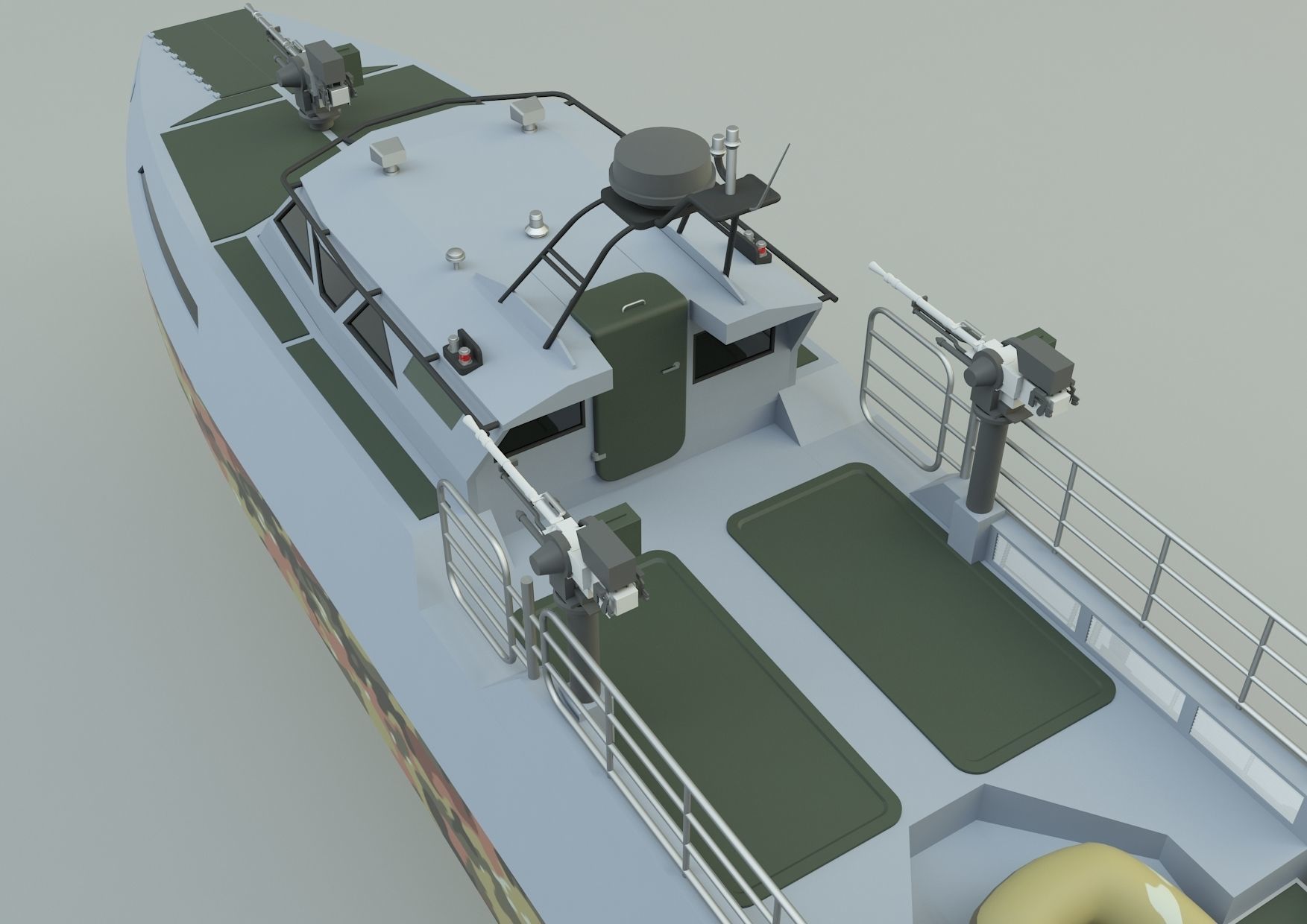 assault boat 3d model 3D model | CGTrader