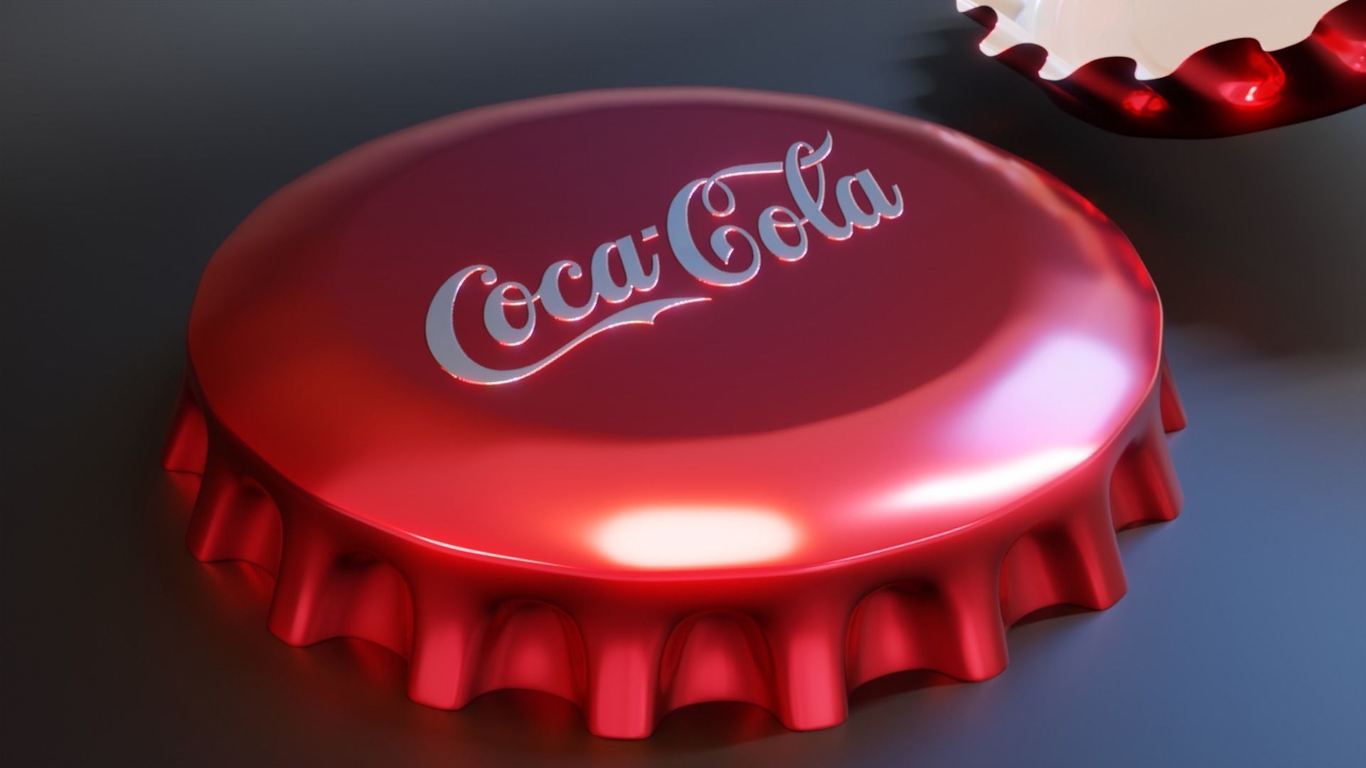 Coke Bottle metal cap 3D model | CGTrader
