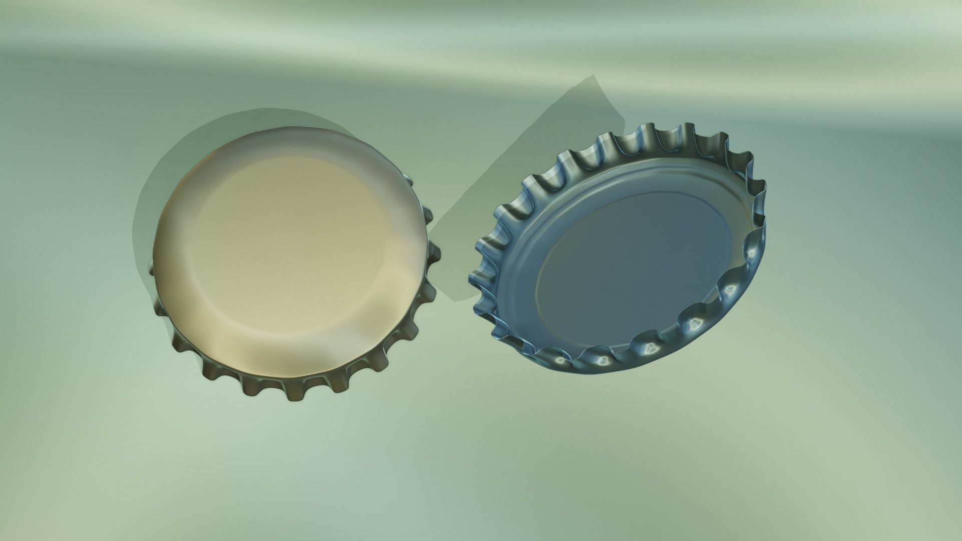 Coke Bottle metal cap 3D model | CGTrader