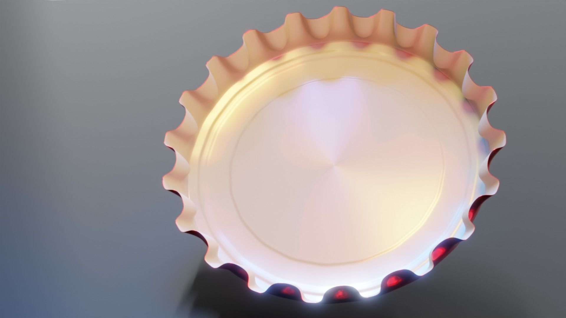 Coke Bottle metal cap 3D model | CGTrader