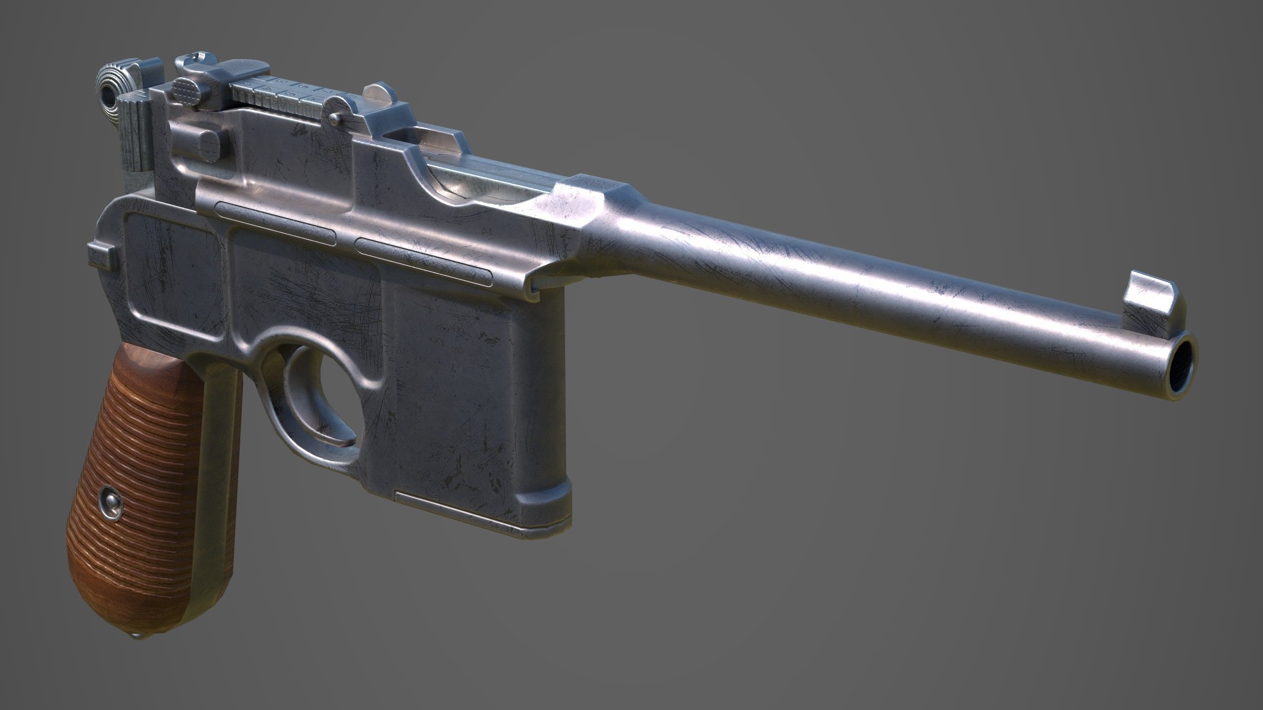 C96 Pistol 3D model | CGTrader