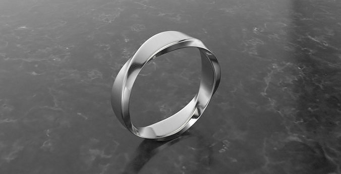 Mobius ring 3D model 3D printable | CGTrader