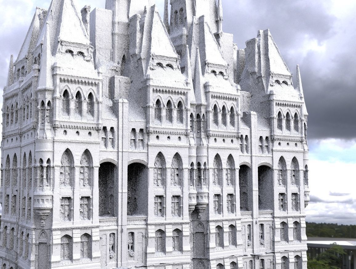 Wizards Library Arch wizard tower 1 3D 3D model | CGTrader