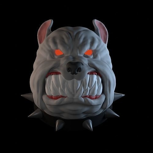 ANGRY DOG 3D model 3D printable | CGTrader