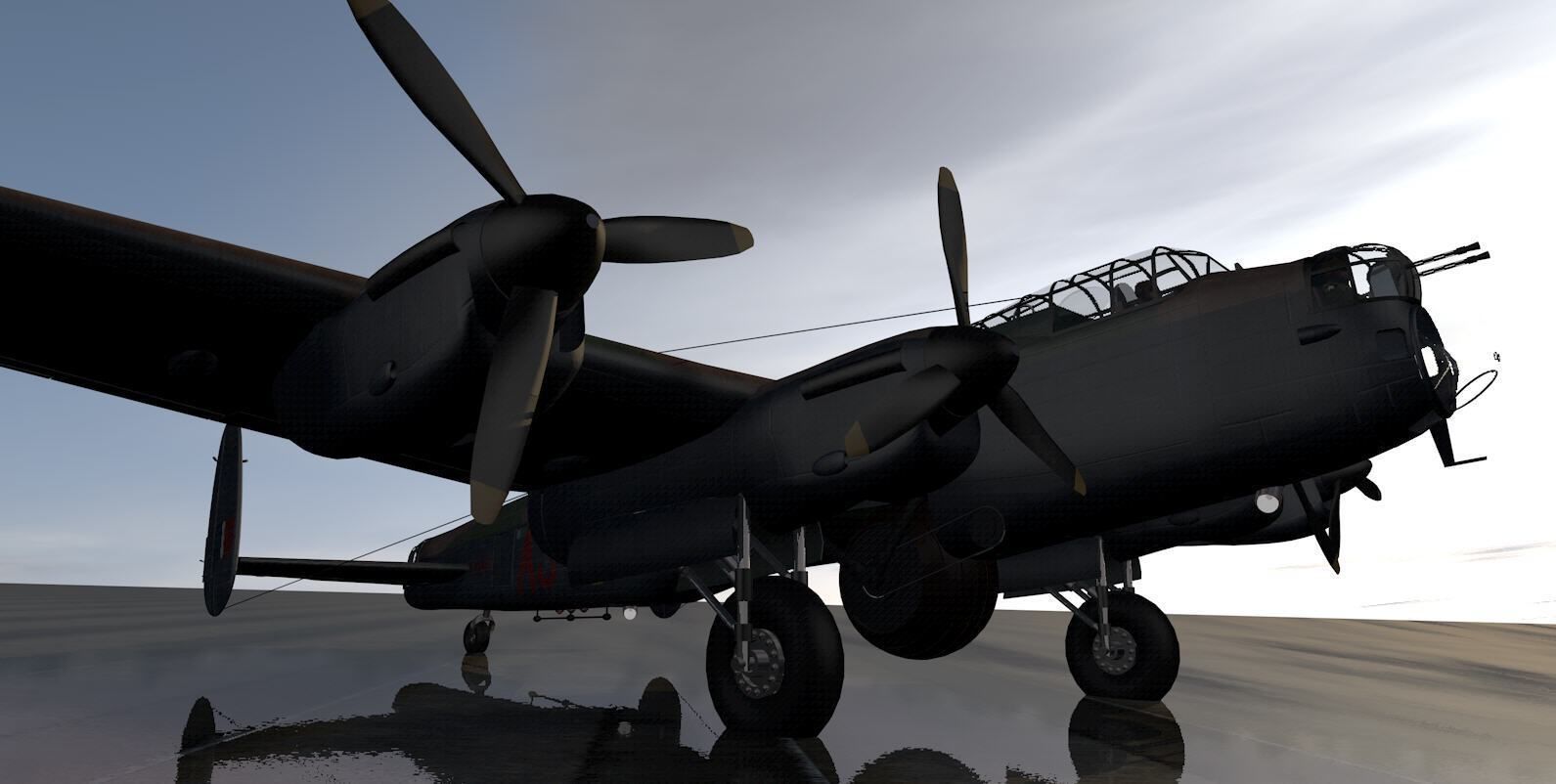 Avro Lancester B Mk-3 Special - Dambuster 3D model | CGTrader