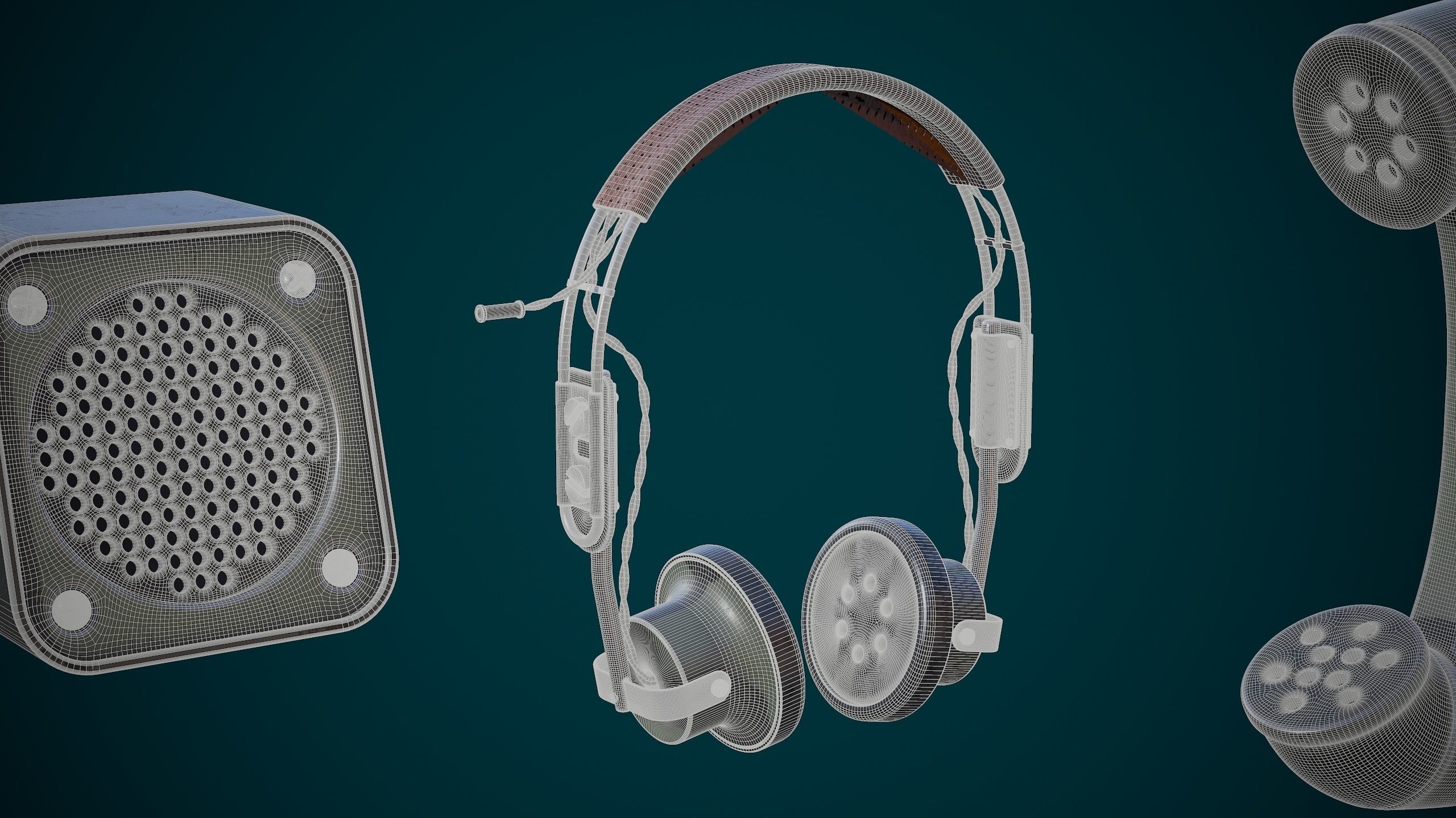 Radio station equipment 3D model | CGTrader