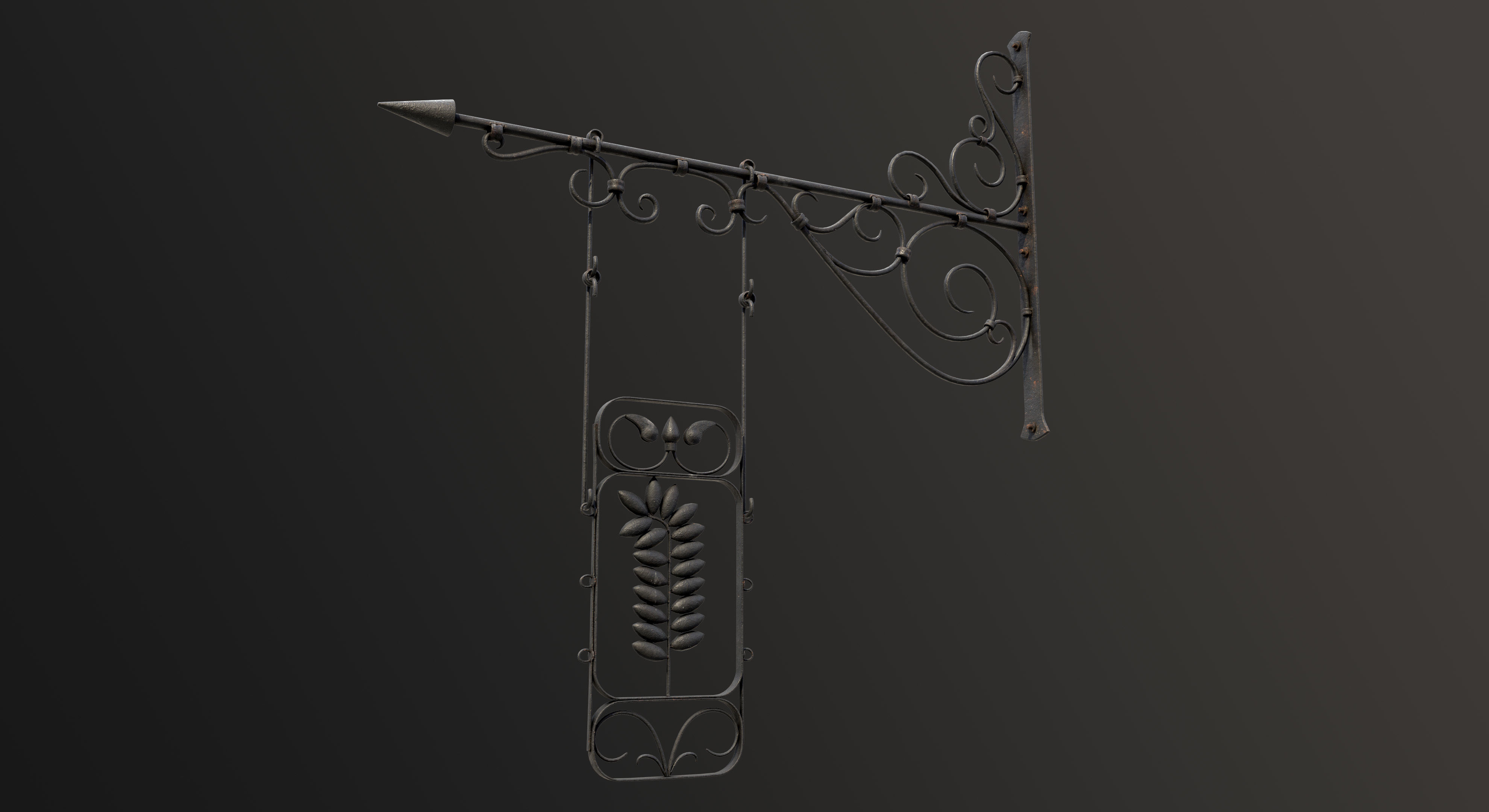 3D model Victorian Street Signboard 4K and 8K VR / AR / low-poly | CGTrader