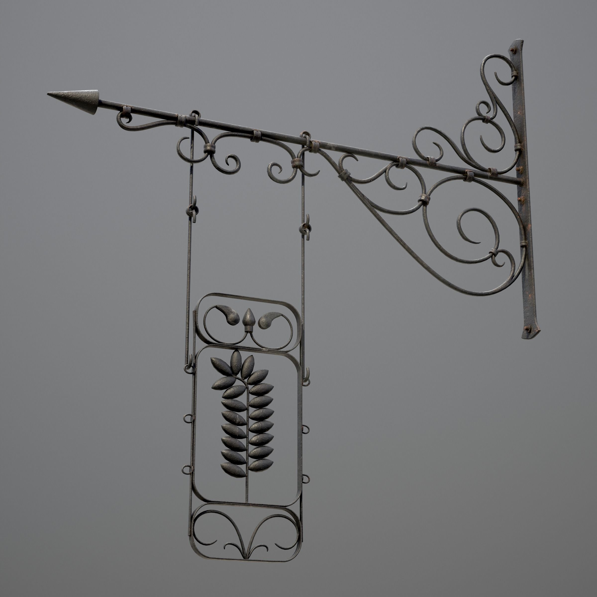 3D model Victorian Street Signboard 4K and 8K VR / AR / low-poly | CGTrader