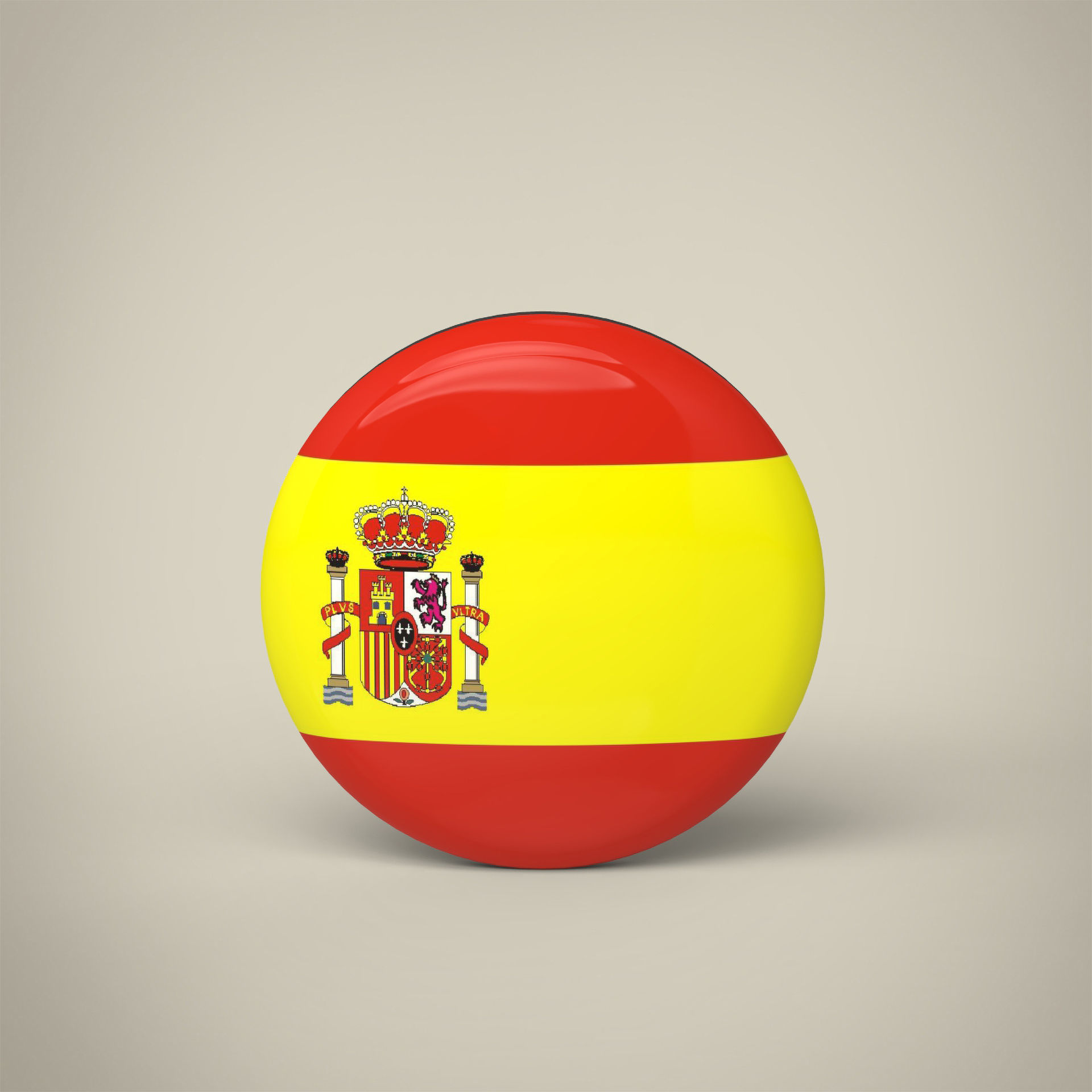 3D model Spain Badge VR / AR / low-poly | CGTrader