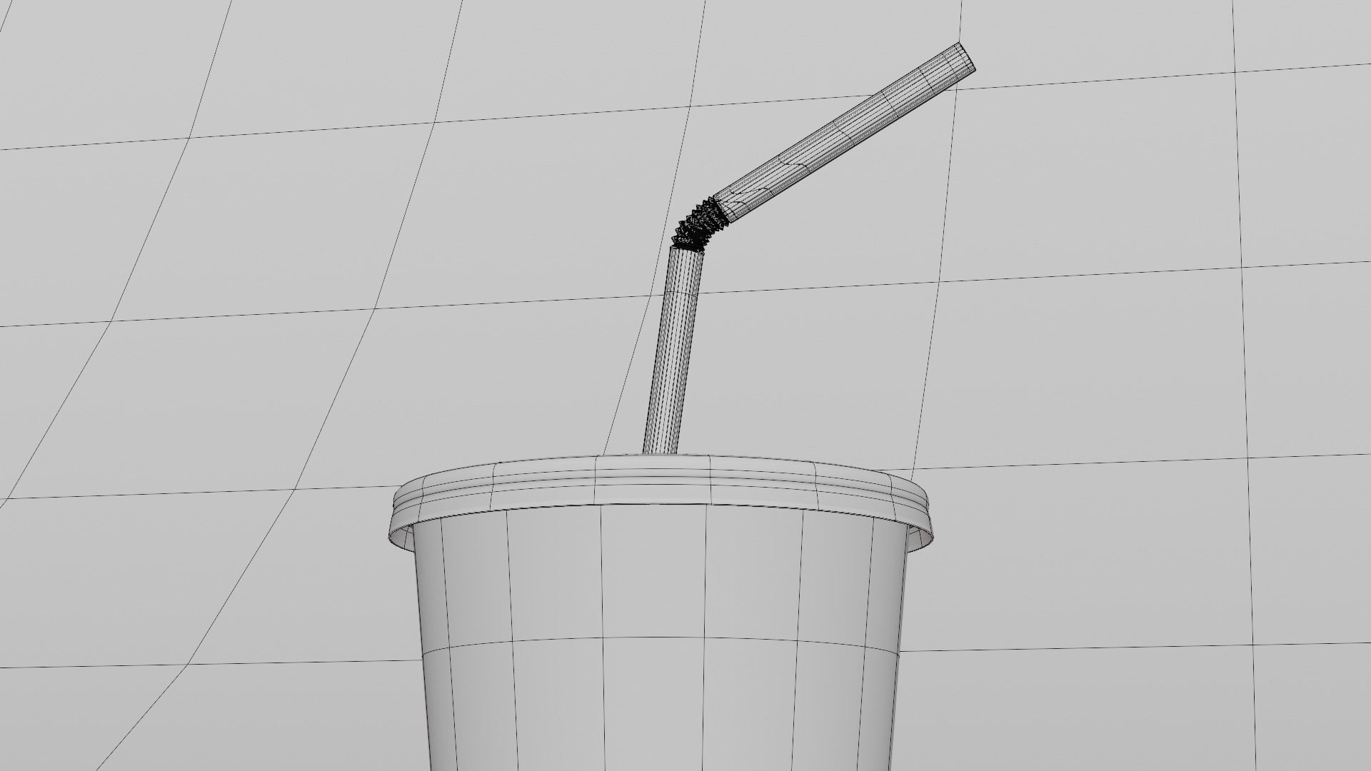 Disposable Milkshake Paper Cup 3D Model 3D model | CGTrader