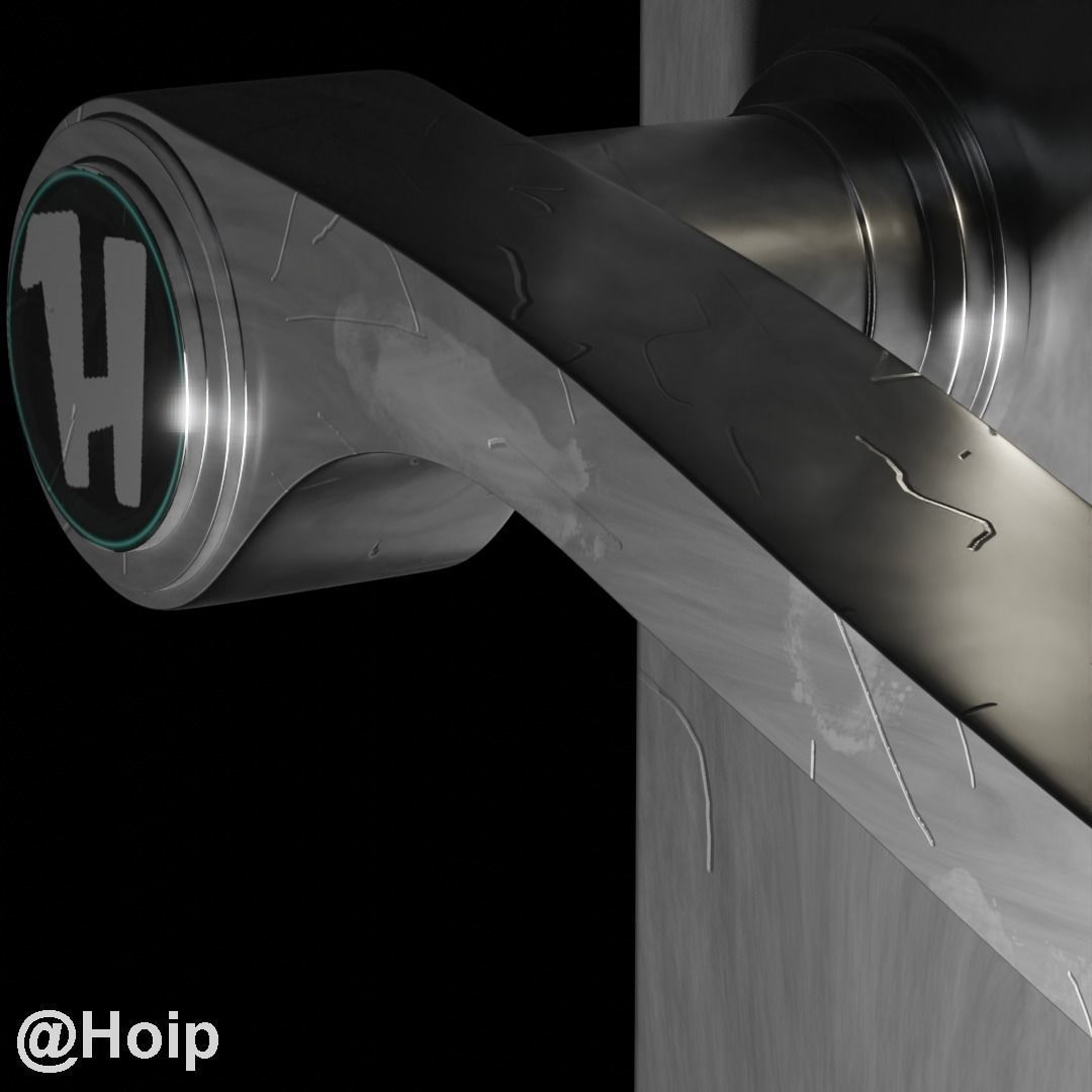 Door Handle free 3D model | CGTrader