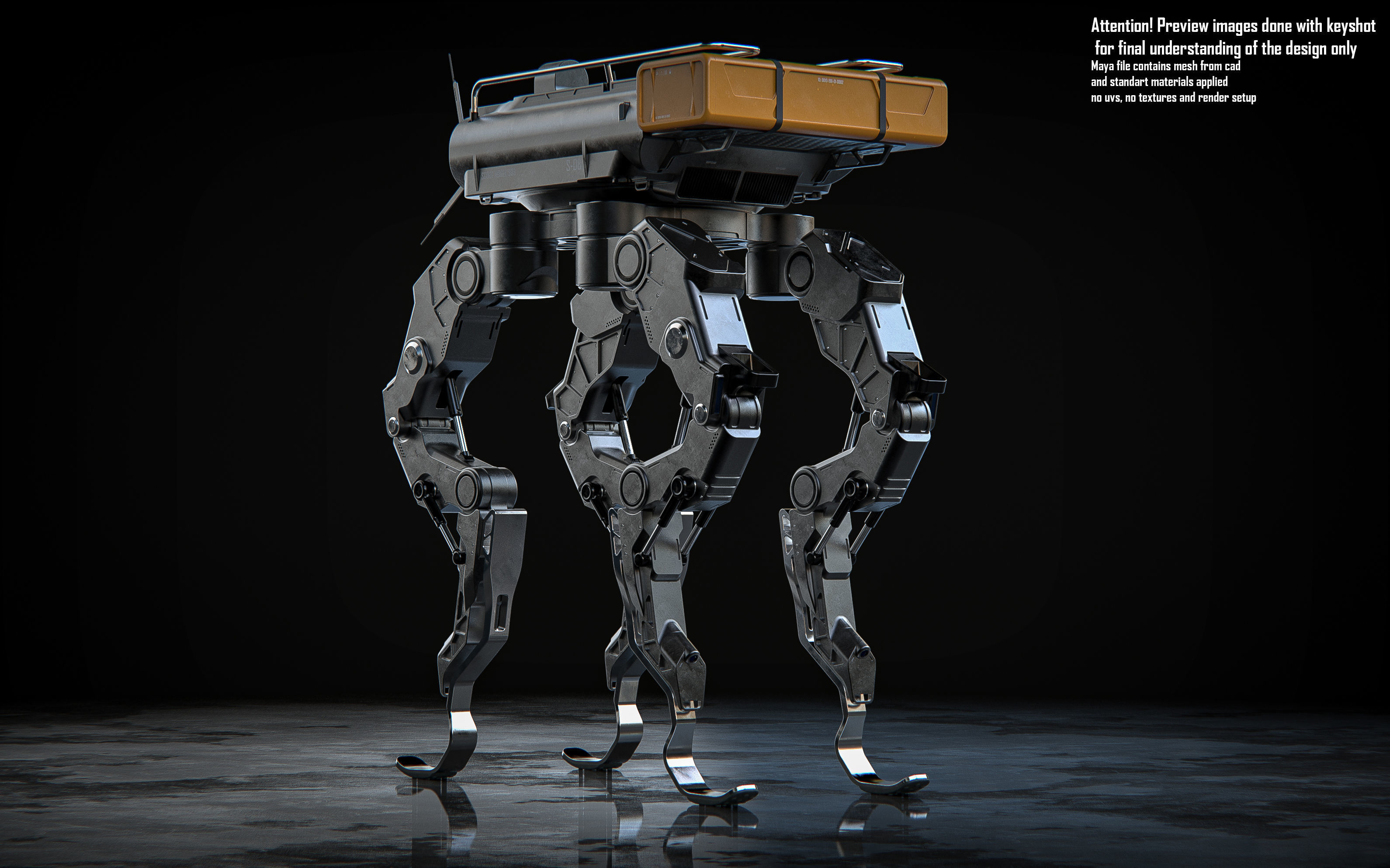 Scout Robot 3D model | CGTrader