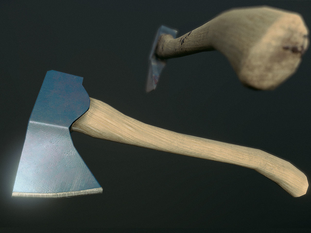 3D model Horror Axe VR / AR / low-poly | CGTrader