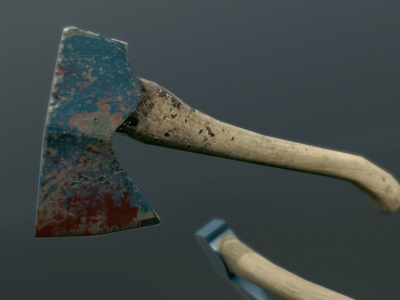 3D model Horror Axe VR / AR / low-poly | CGTrader