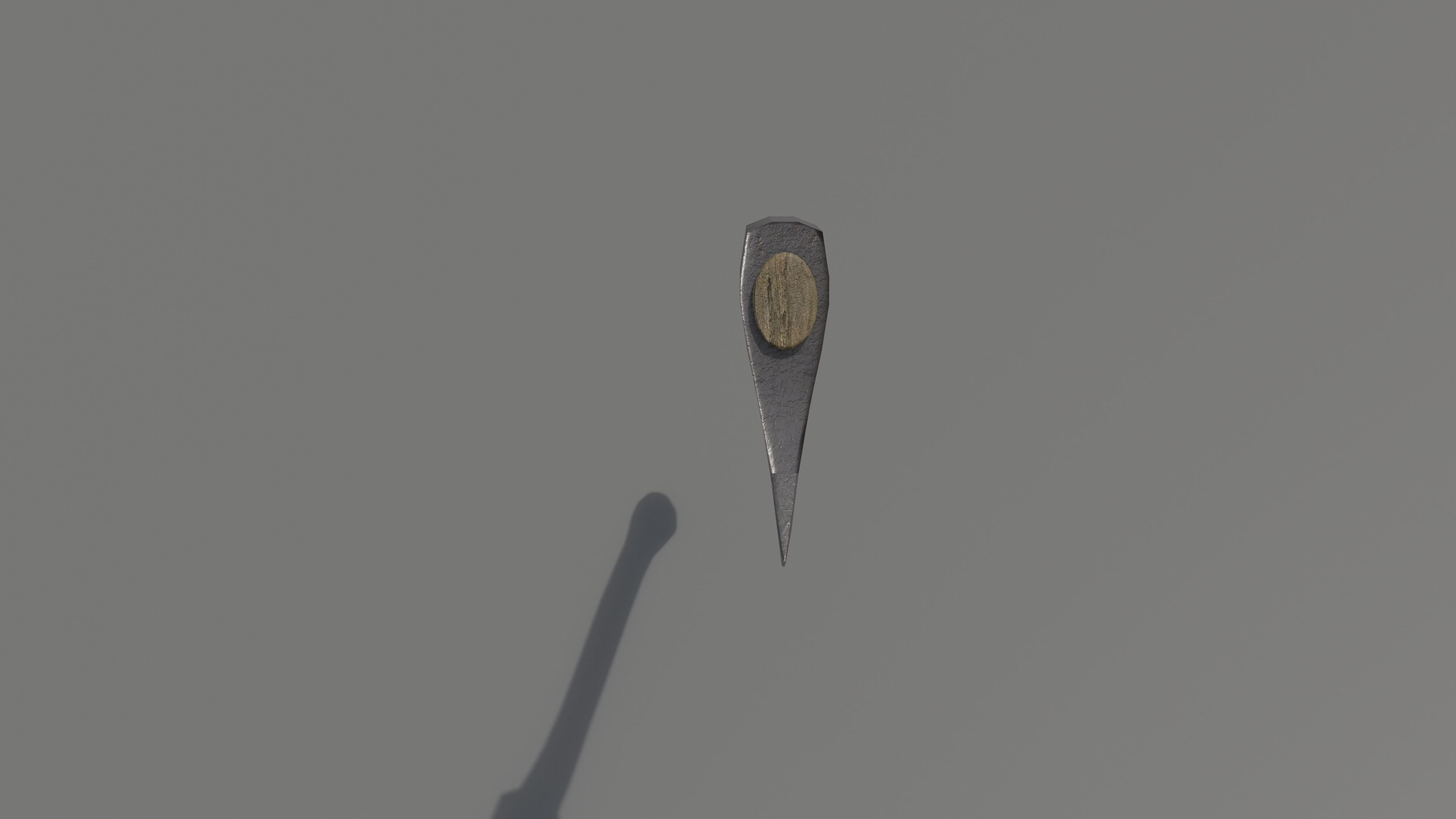 3D model One hand used axe Low Poly VR / AR / low-poly | CGTrader