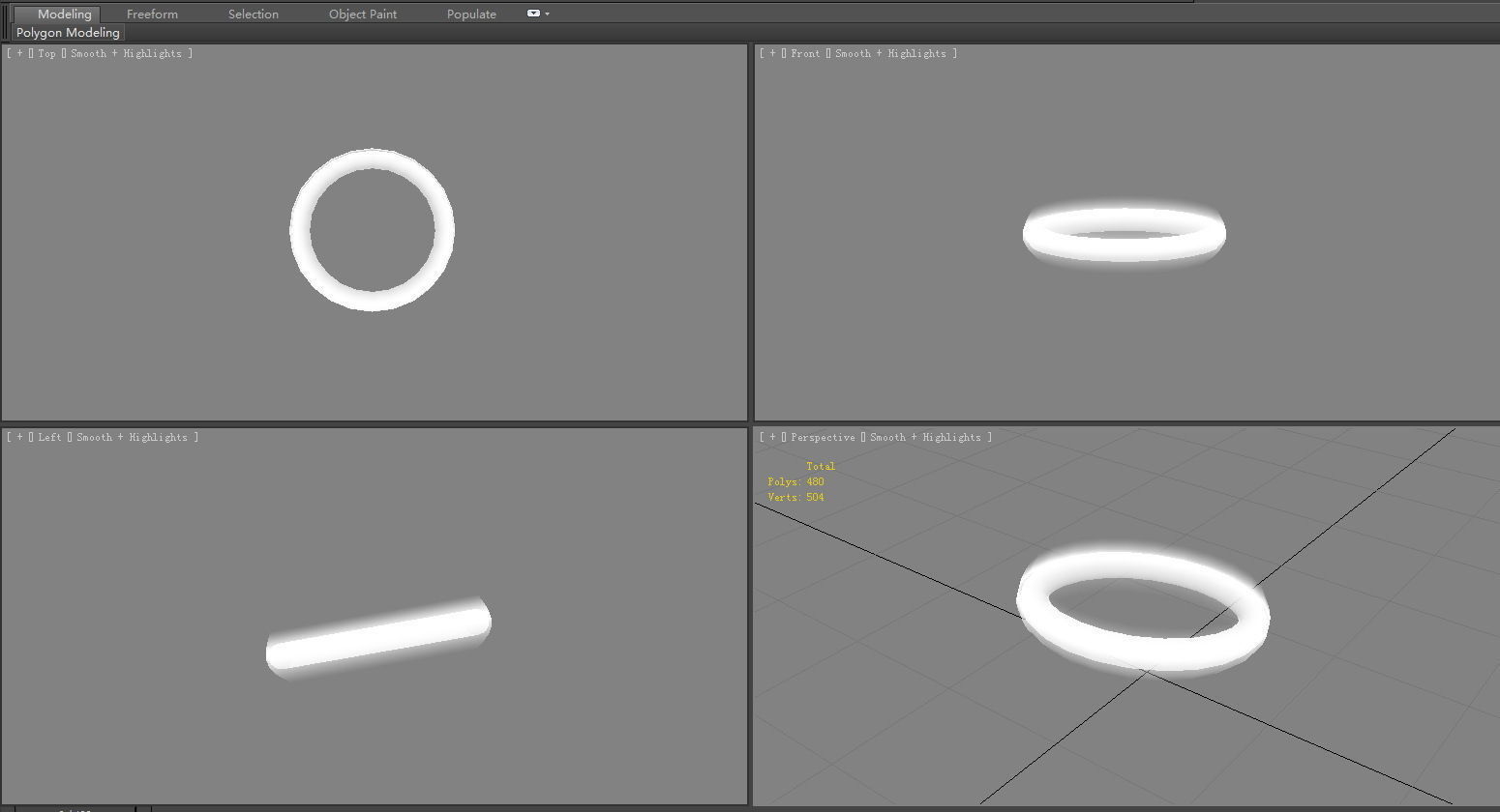 3D model Cartoon angel halo - Head decoration VR / AR / low-poly | CGTrader