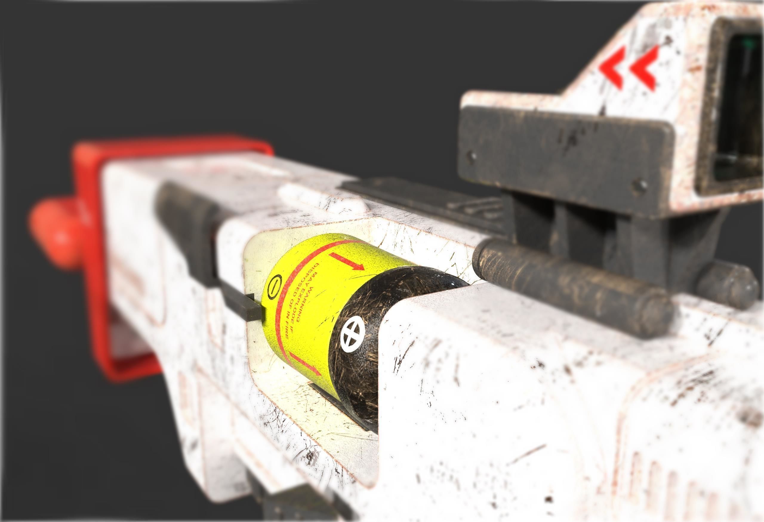 Institute Laser Rifle Fallout 3D model 3D printable | CGTrader