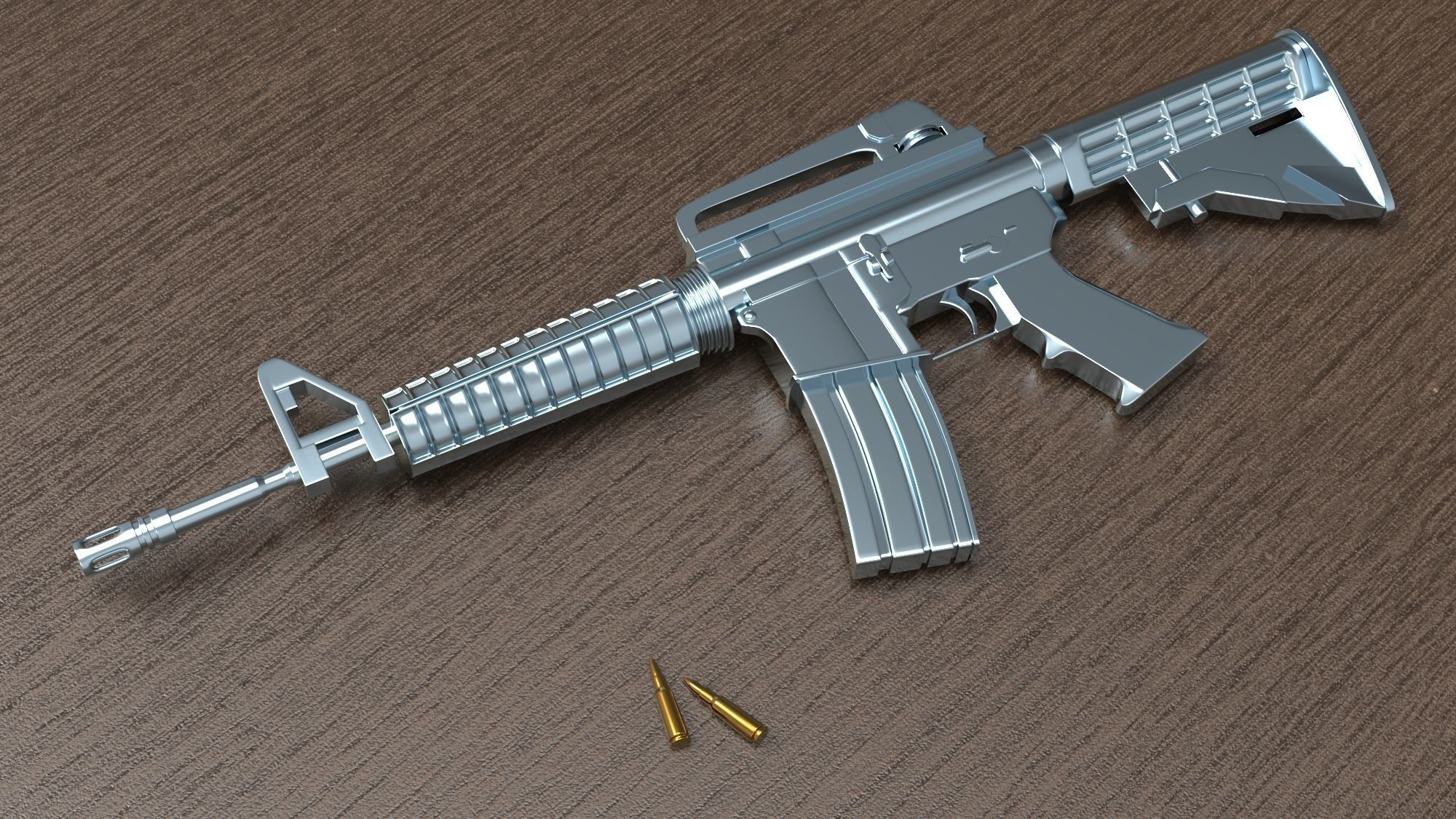 M4 Carbine army weapon Shoot Gun PUBG 3D model | CGTrader