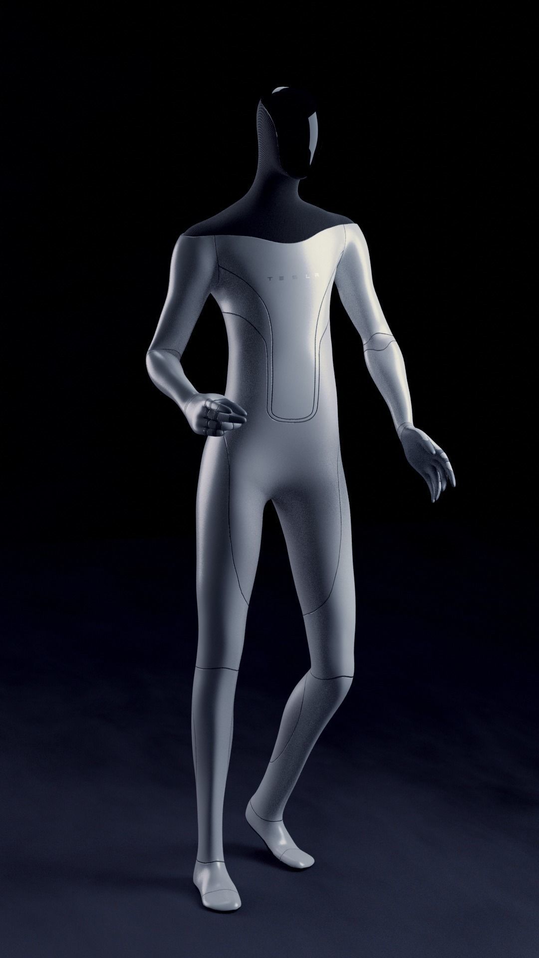 3D model Tesla Bot High Quality Faithful 3D model - Blender Eevee ...