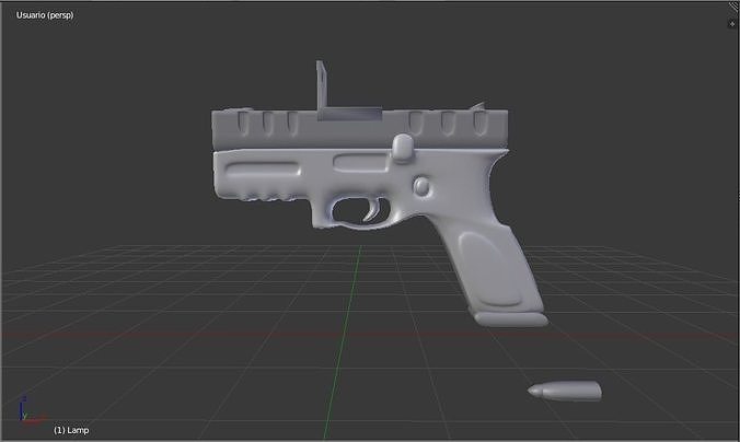 small caliber gun 3D model | CGTrader