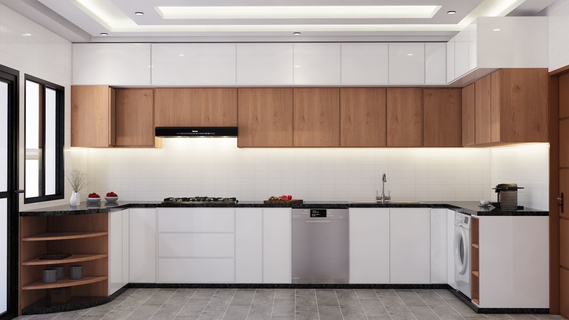 Kitchen design skp 2020 3D model animated rigged | CGTrader