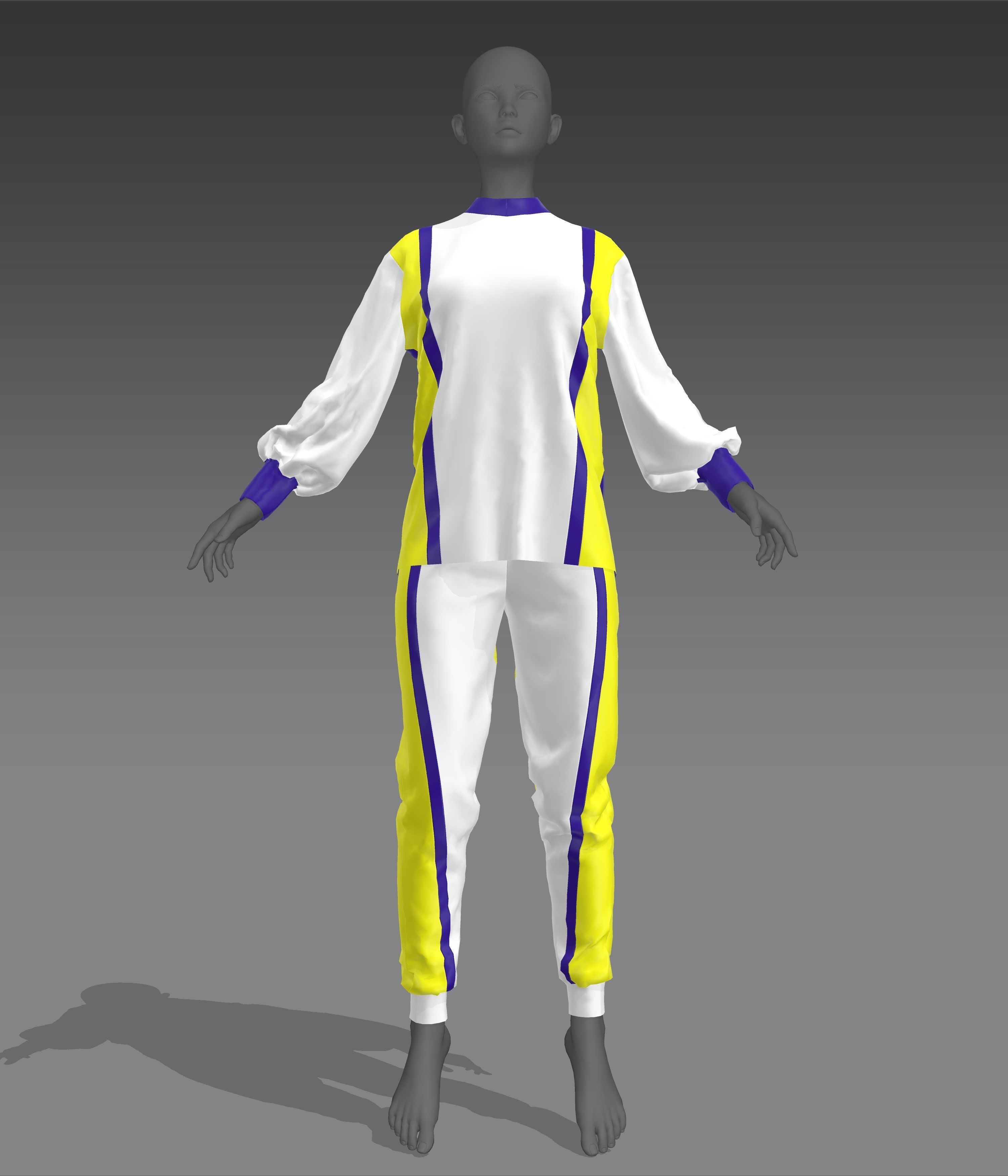 Street Tracksuit 3D model | CGTrader