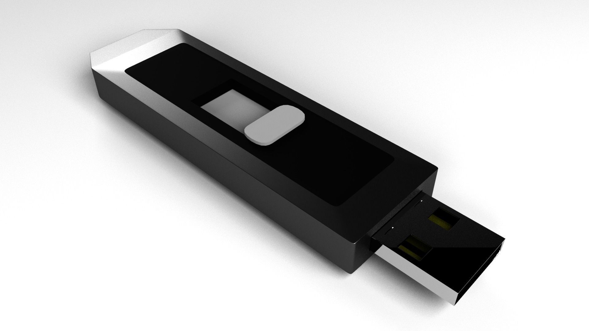 Flashdisk usb flash drive 3D model | CGTrader