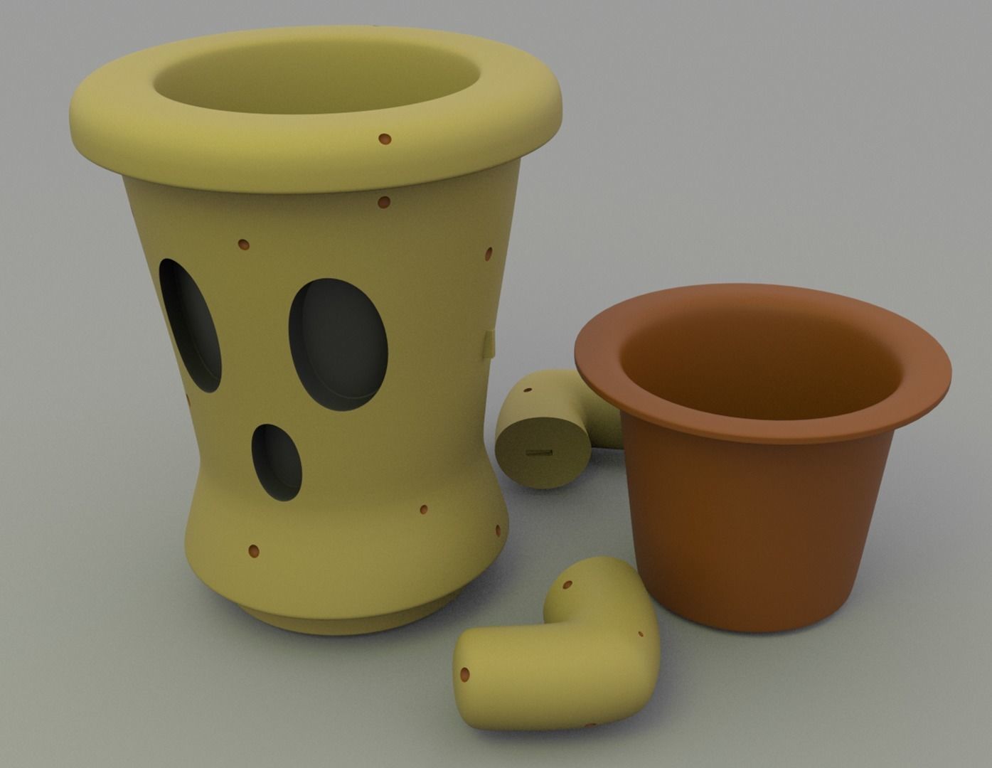Gyroid Planter model - printable 3D model | CGTrader