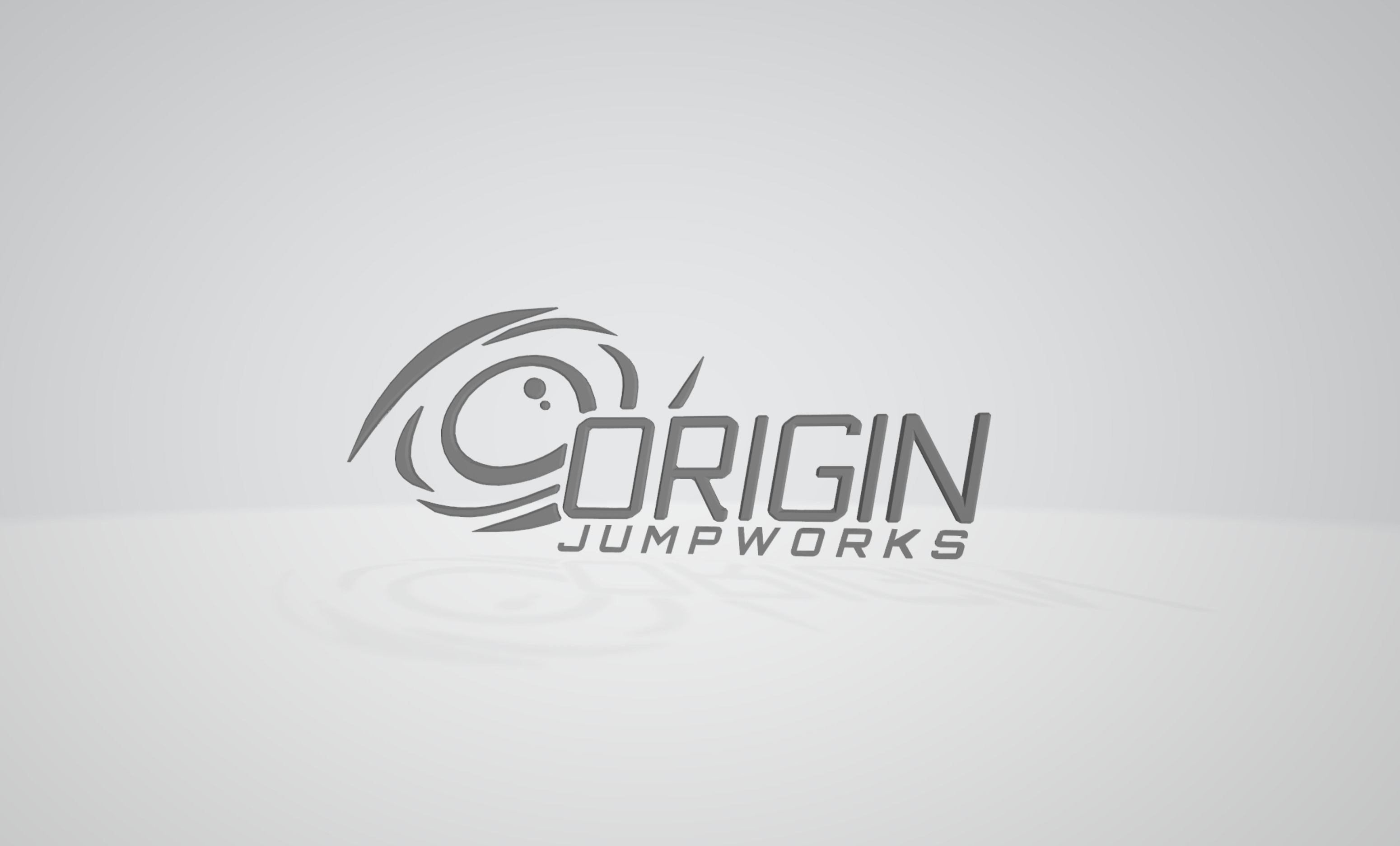 Origin Jumpworks Logo free 3D model | CGTrader