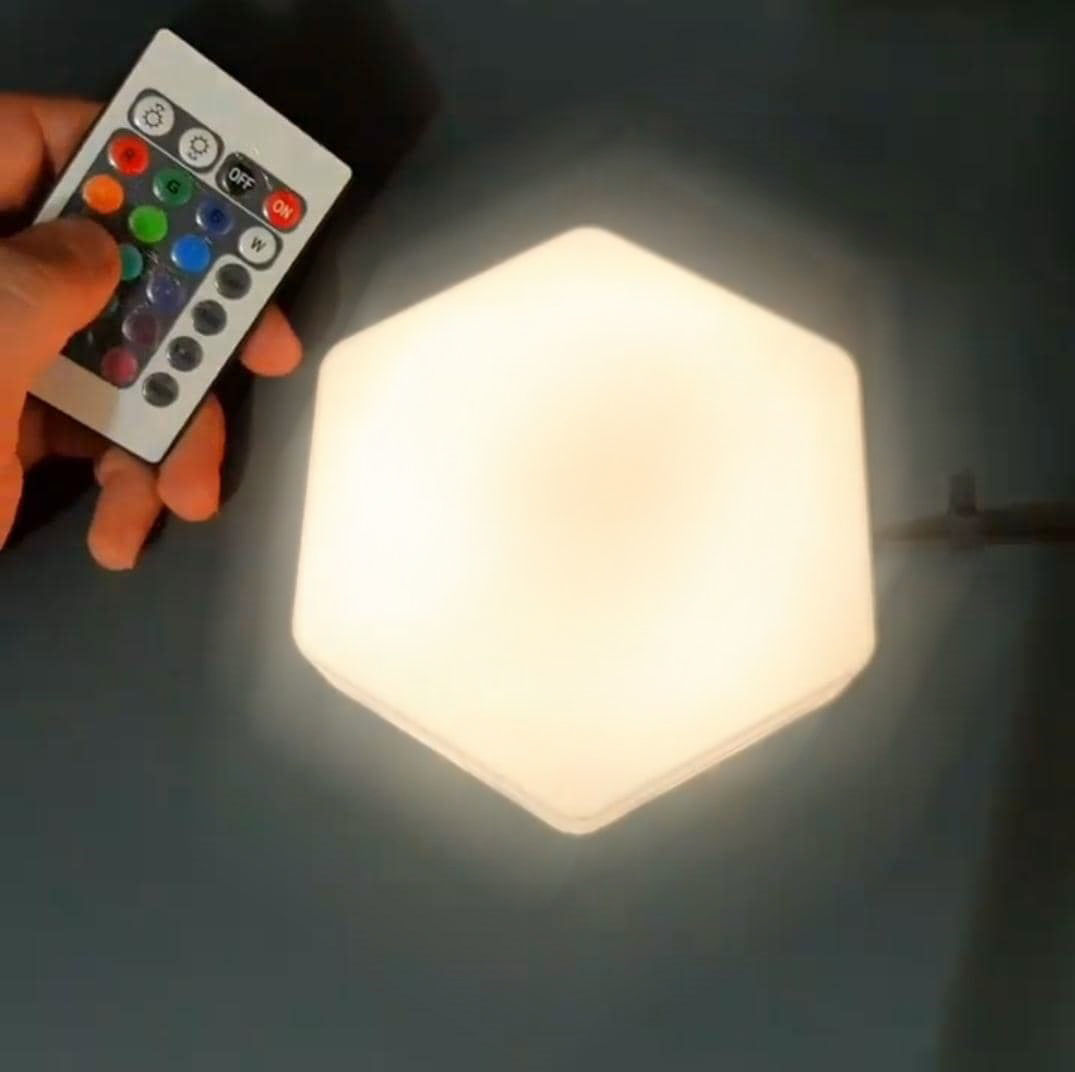 Hexagonal light 3D model 3D printable | CGTrader