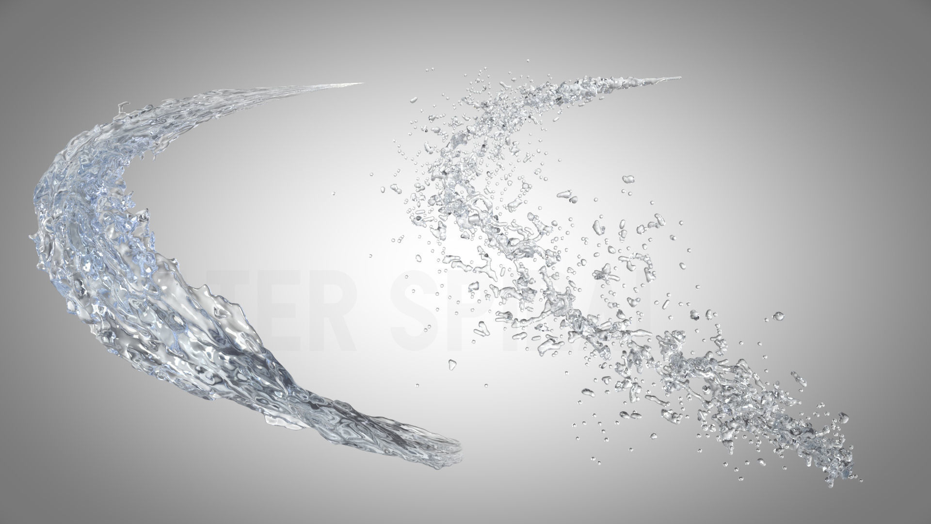 Water Spiral Animated 3D model 3D model animated | CGTrader