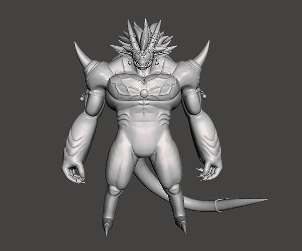 Demigra Monster Form 3D Model 3D model 3D printable | CGTrader