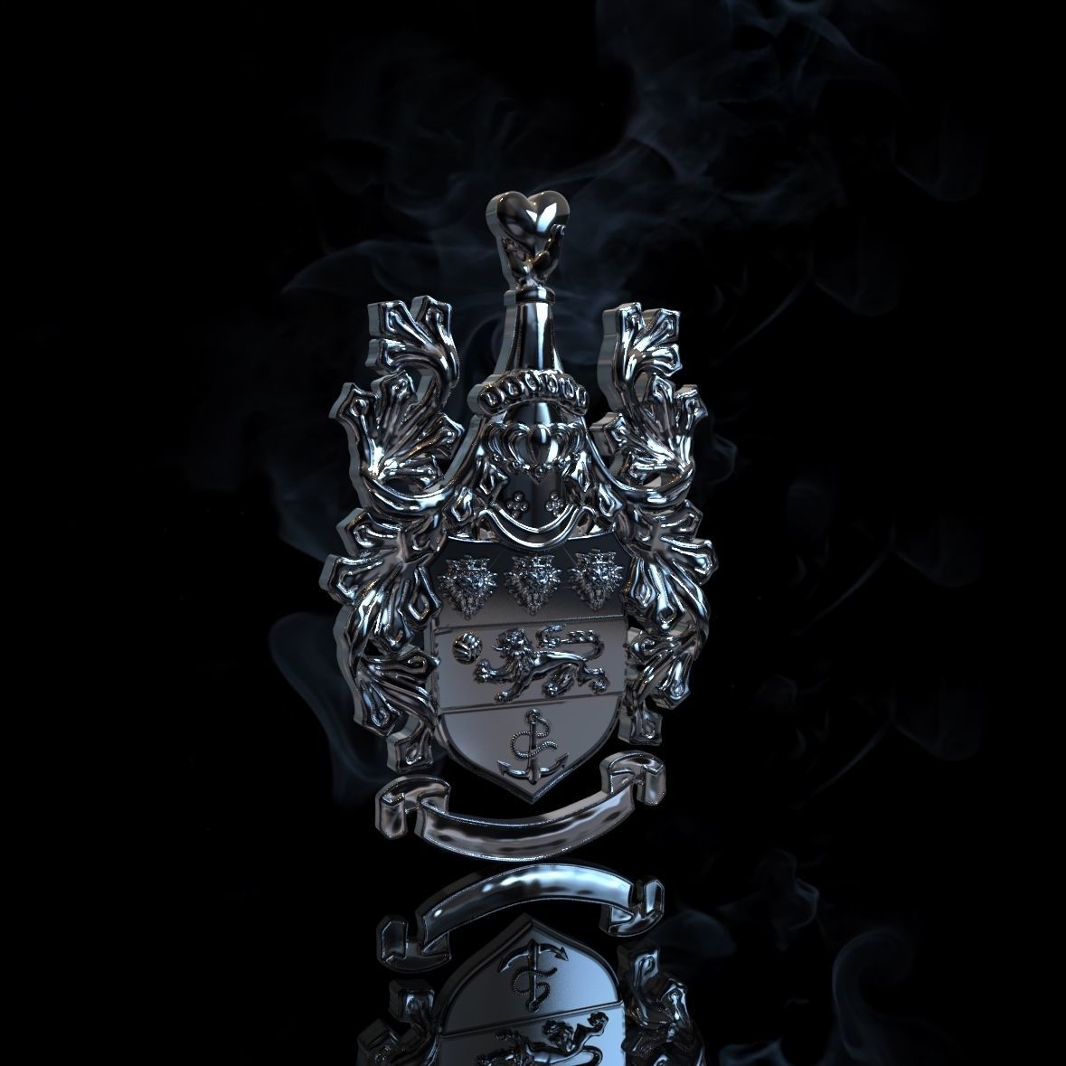 CDOP Crest 3D model 3D printable | CGTrader