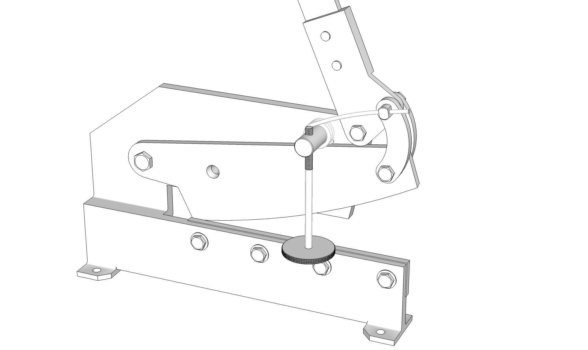 Hand Lever Shear 3D model | CGTrader