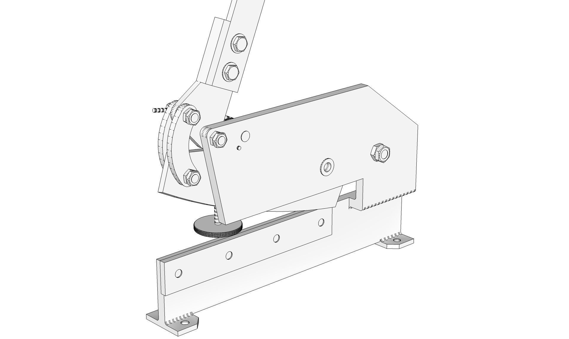Hand Lever Shear 3D model | CGTrader