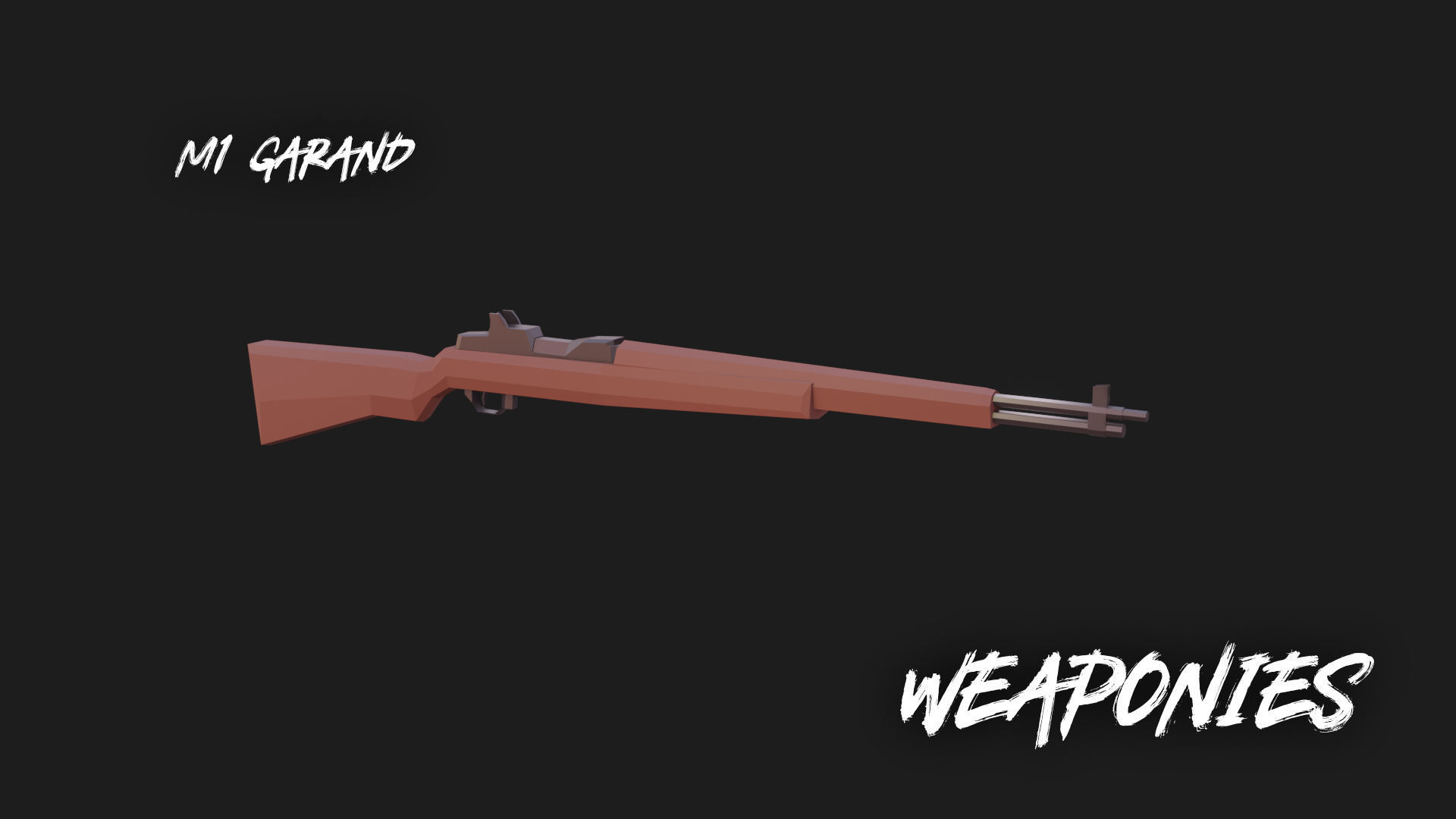 3D model Weaponies - M1 Garand VR / AR / low-poly | CGTrader