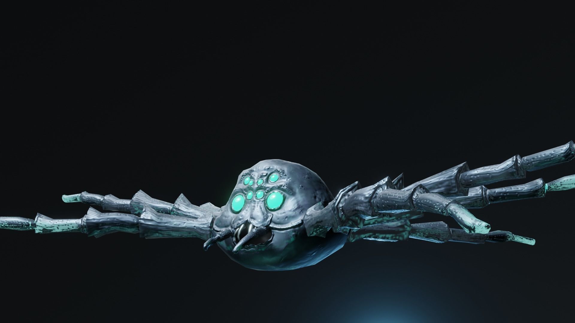 3D model Stylized Spider Monster Chibi VR / AR / low-poly | CGTrader