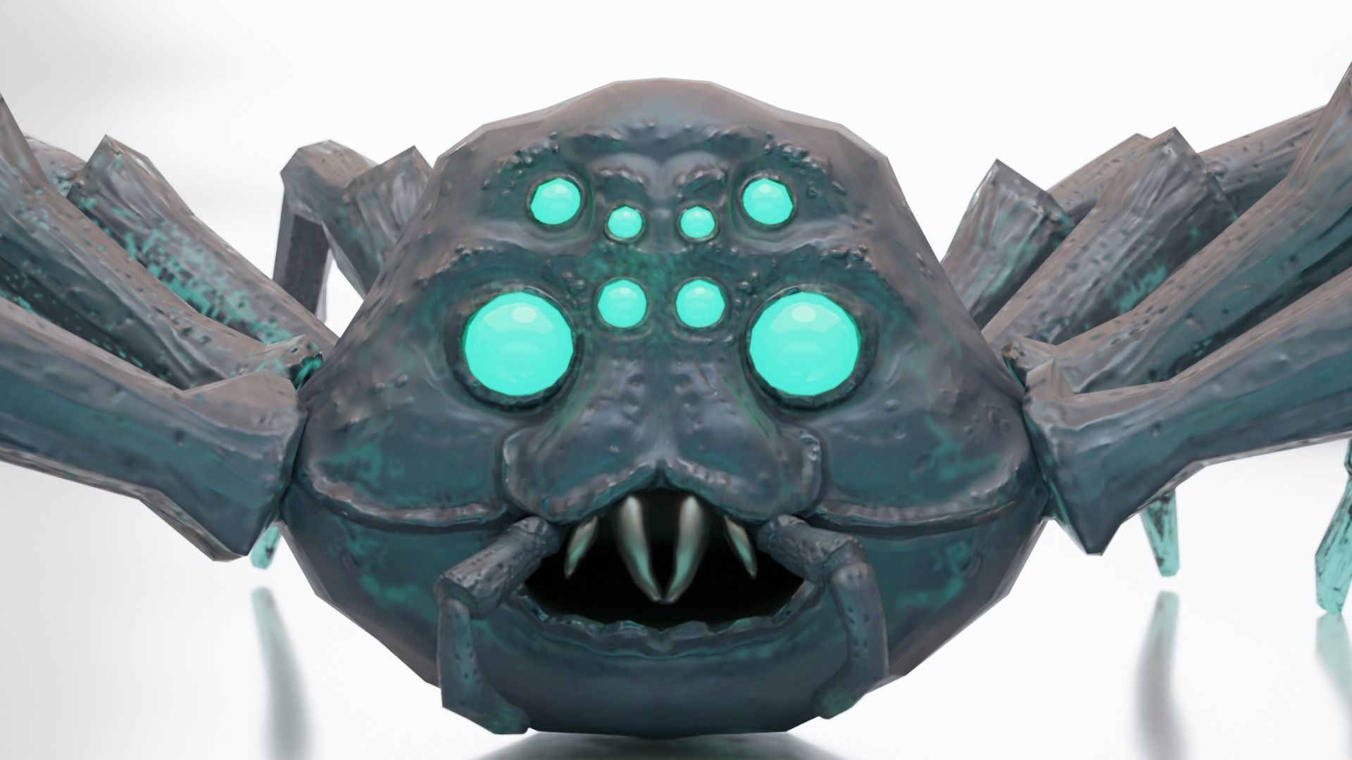 3D model Stylized Spider Monster Chibi VR / AR / low-poly | CGTrader