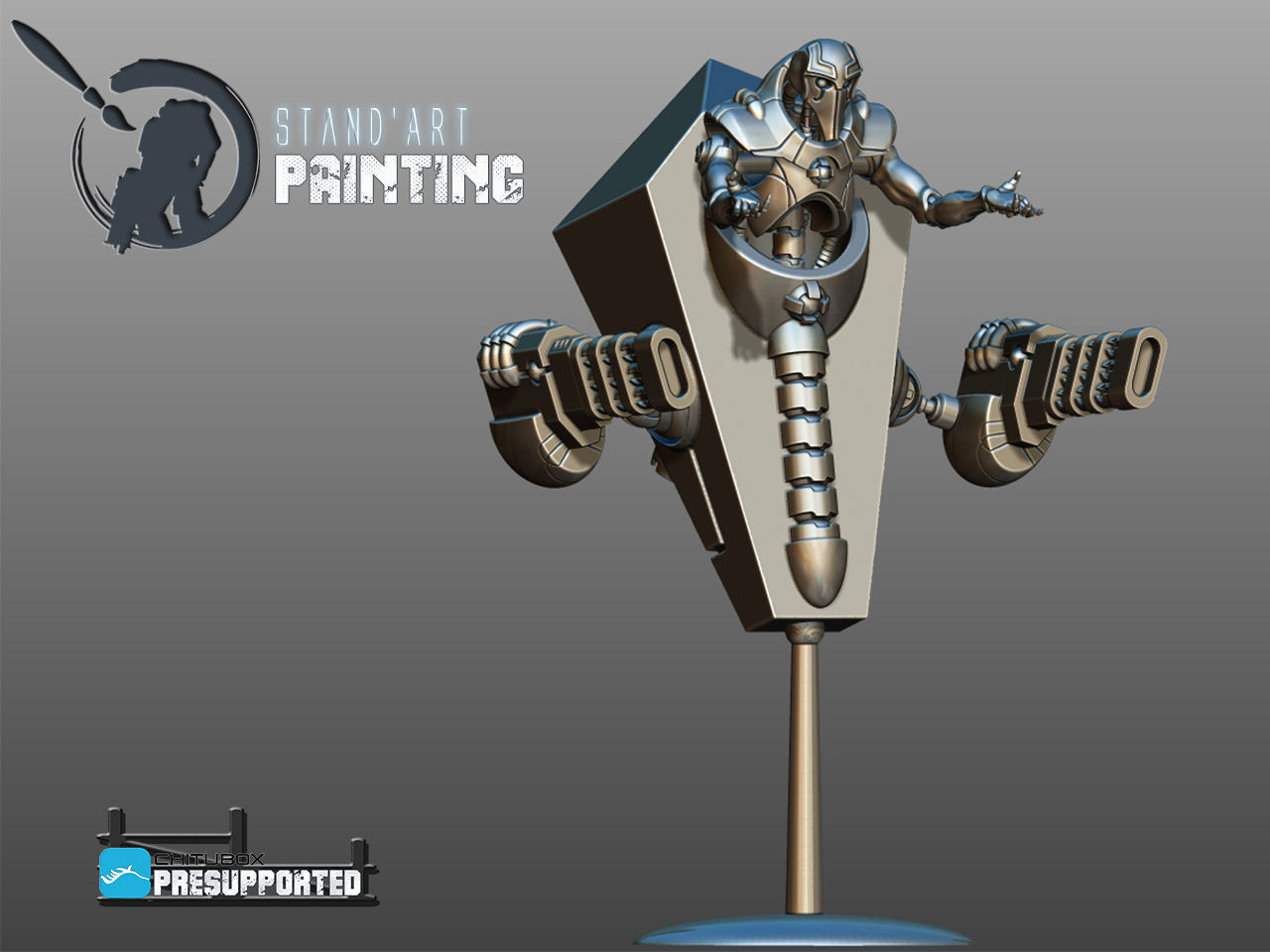 Destroyers star wars robot with gun 3D model | CGTrader