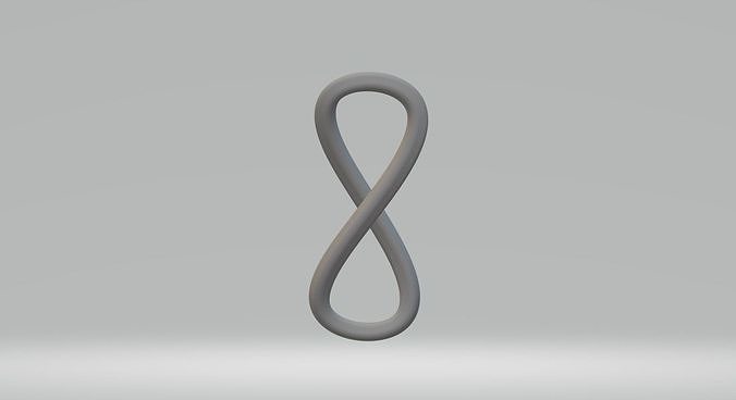Infinity Loop Charm free 3D model 3D printable | CGTrader
