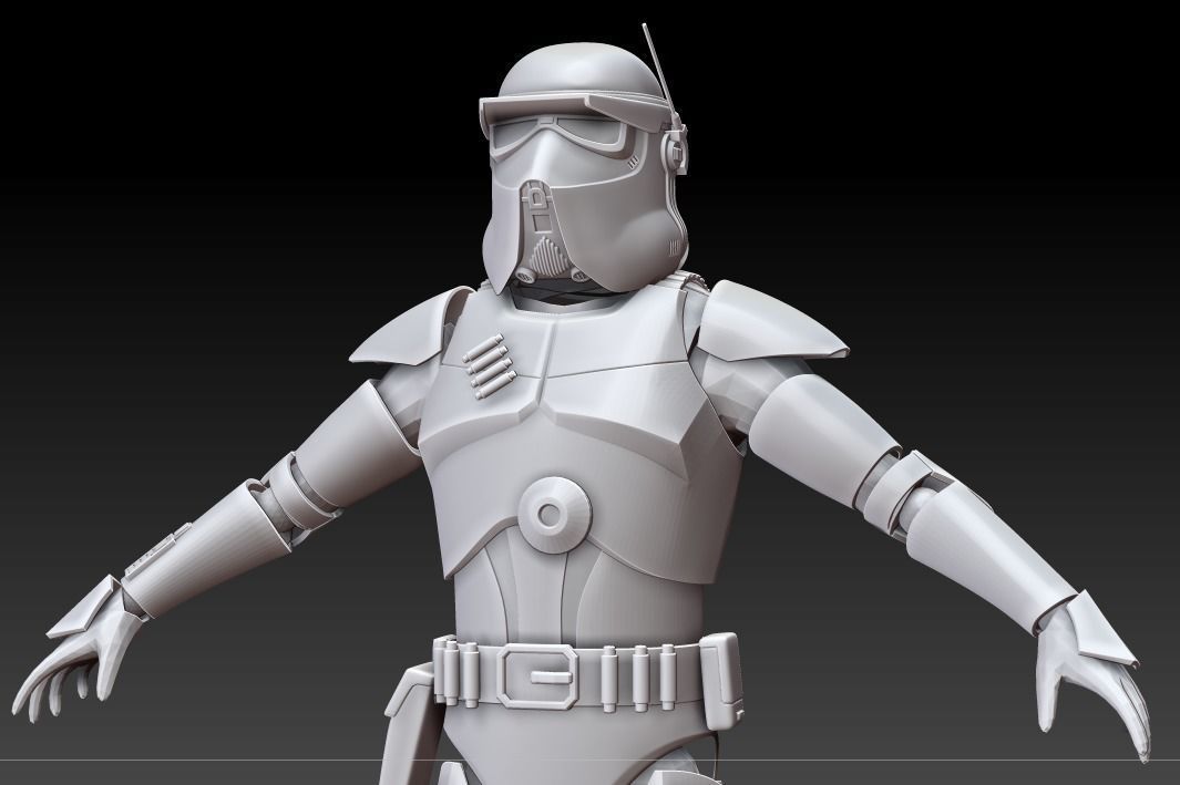 AT-RT Driver One12 Scale figure Conversion STL Kit 3D model 3D ...