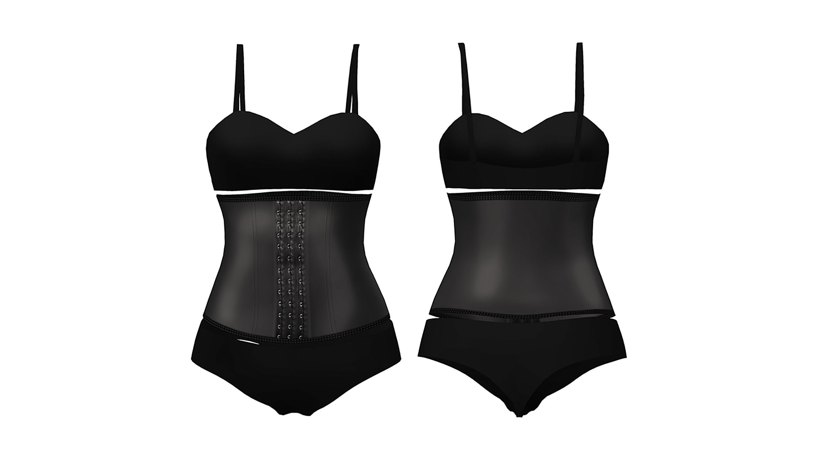 3D model Body Shaper VR / AR / low-poly | CGTrader