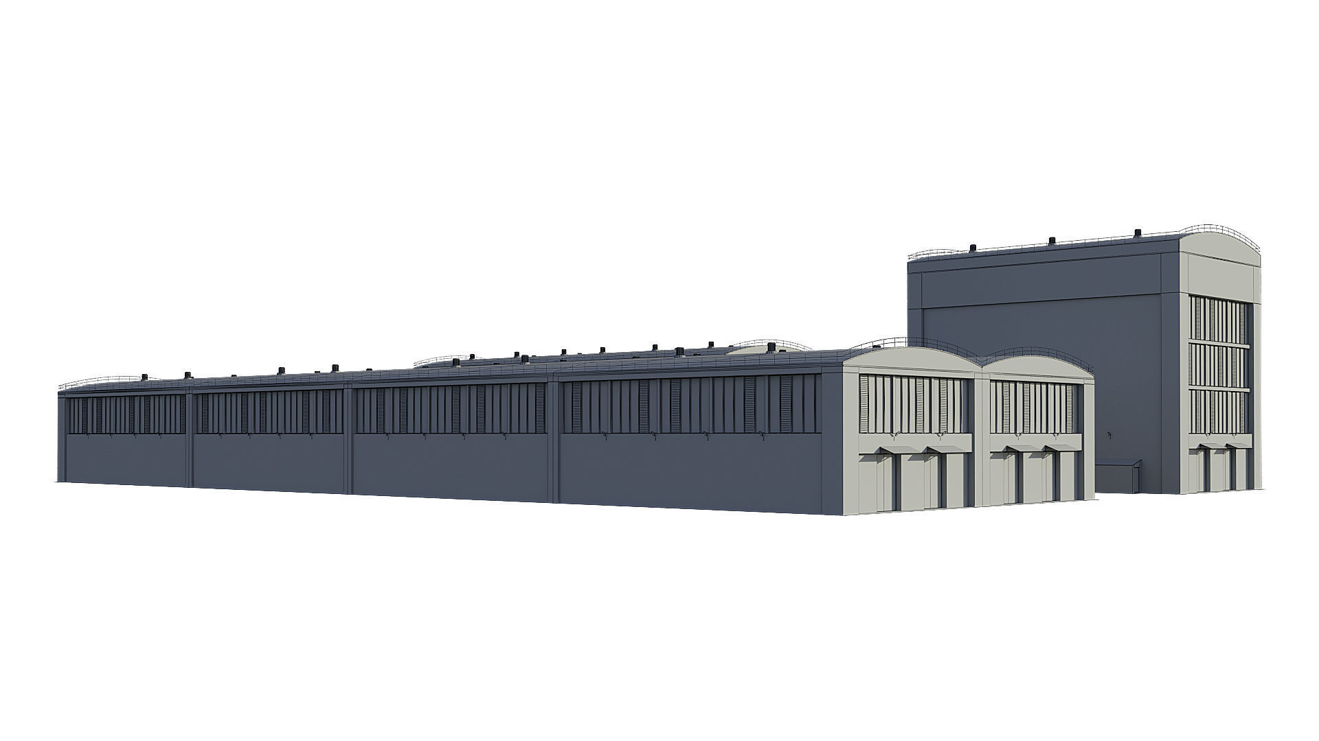 Industrial Buildings model pack 3D model | CGTrader