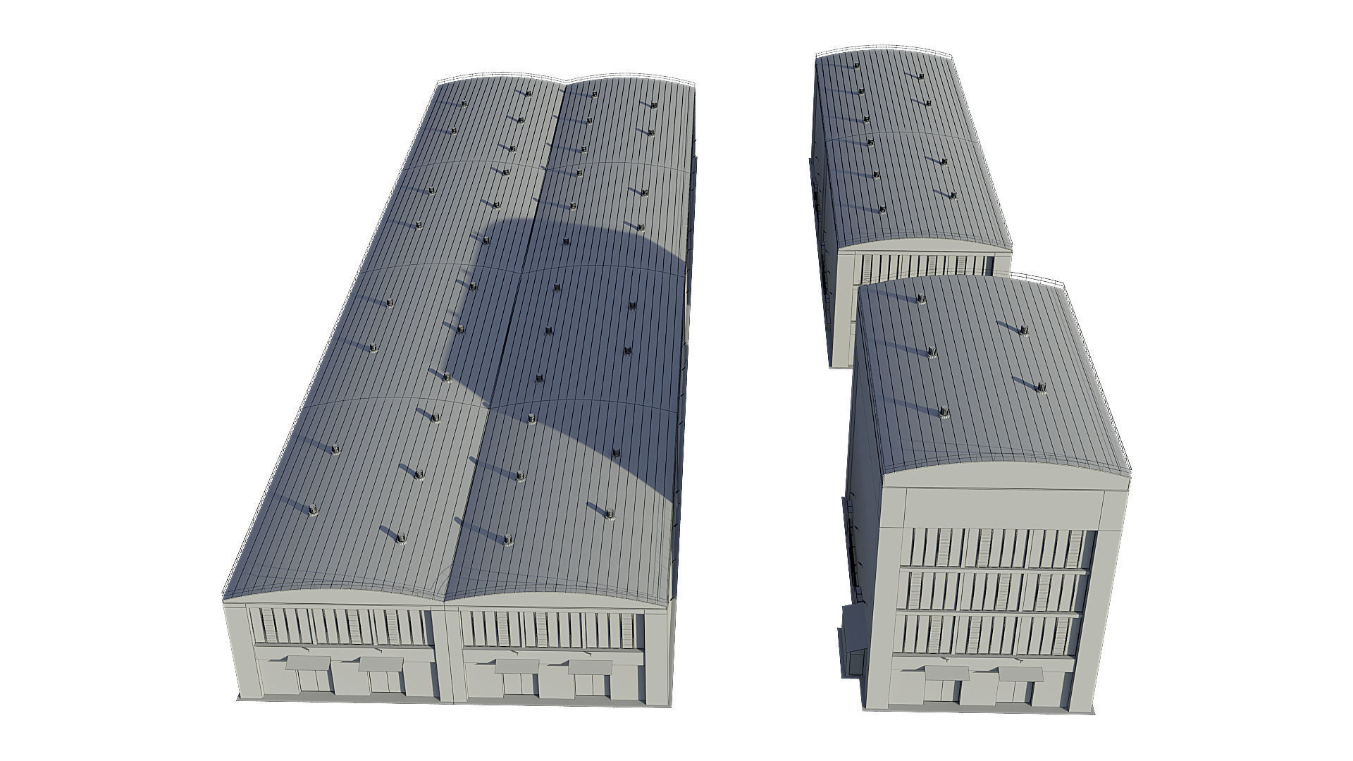 Industrial Buildings model pack 3D model | CGTrader