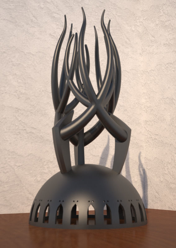 Decorative lamp printable free 3D model 3D printable | CGTrader
