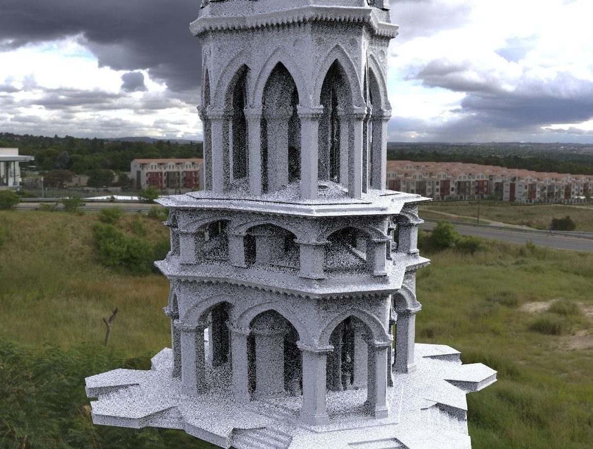 Elven Tower lothlorian 3 3D 3D model | CGTrader
