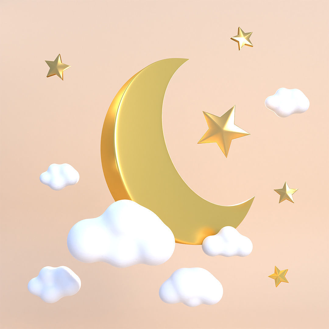 Eid Fitr Asset Illustration 3D model | CGTrader