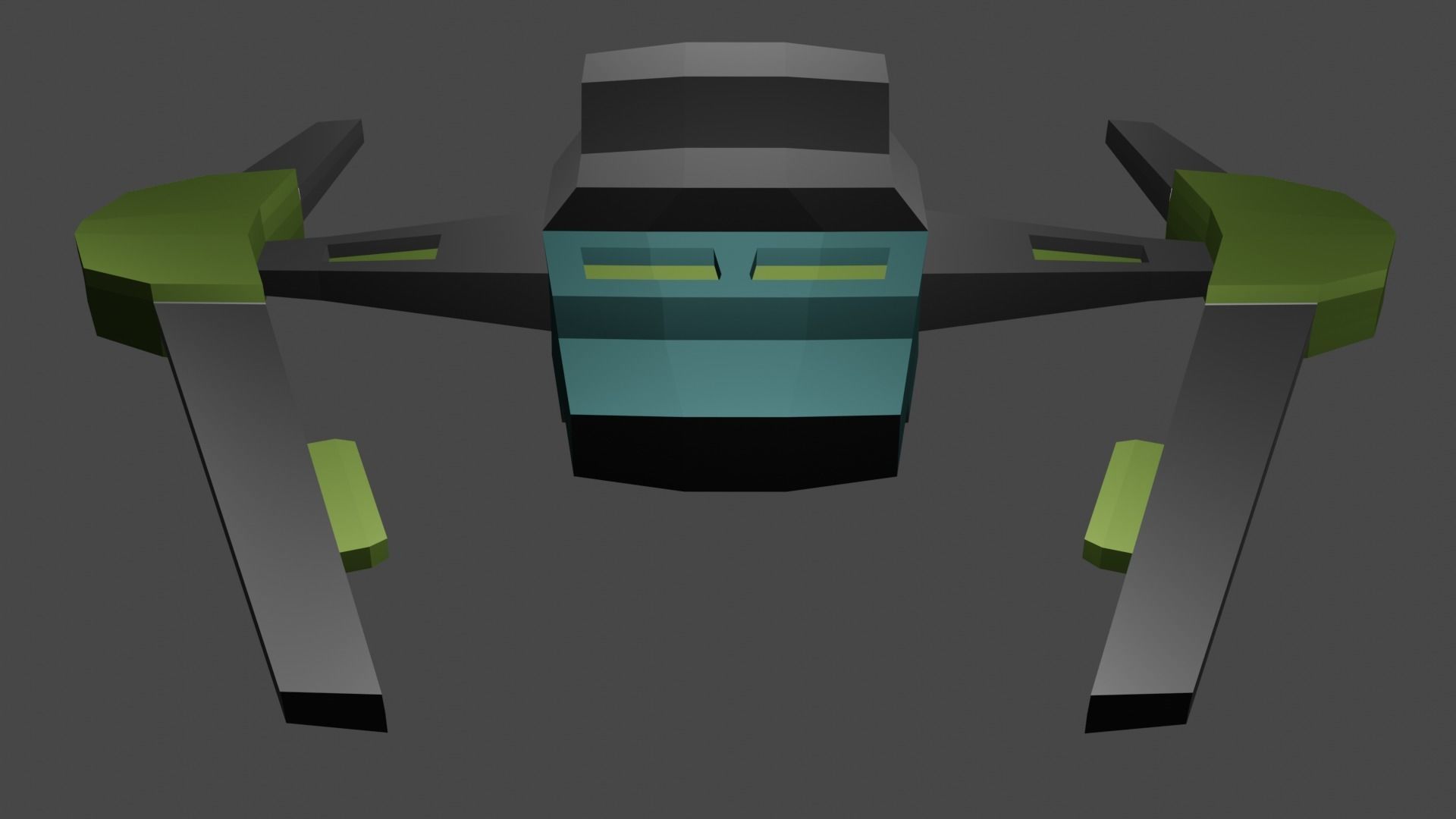 3D model Low Poly Simple Spacecraft VR / AR / low-poly | CGTrader