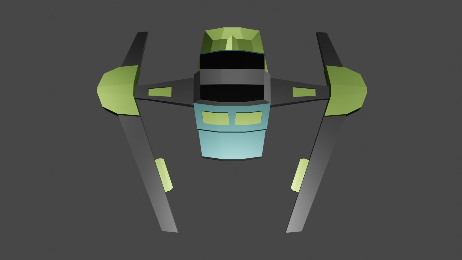 3D model Low Poly Simple Spacecraft VR / AR / low-poly | CGTrader